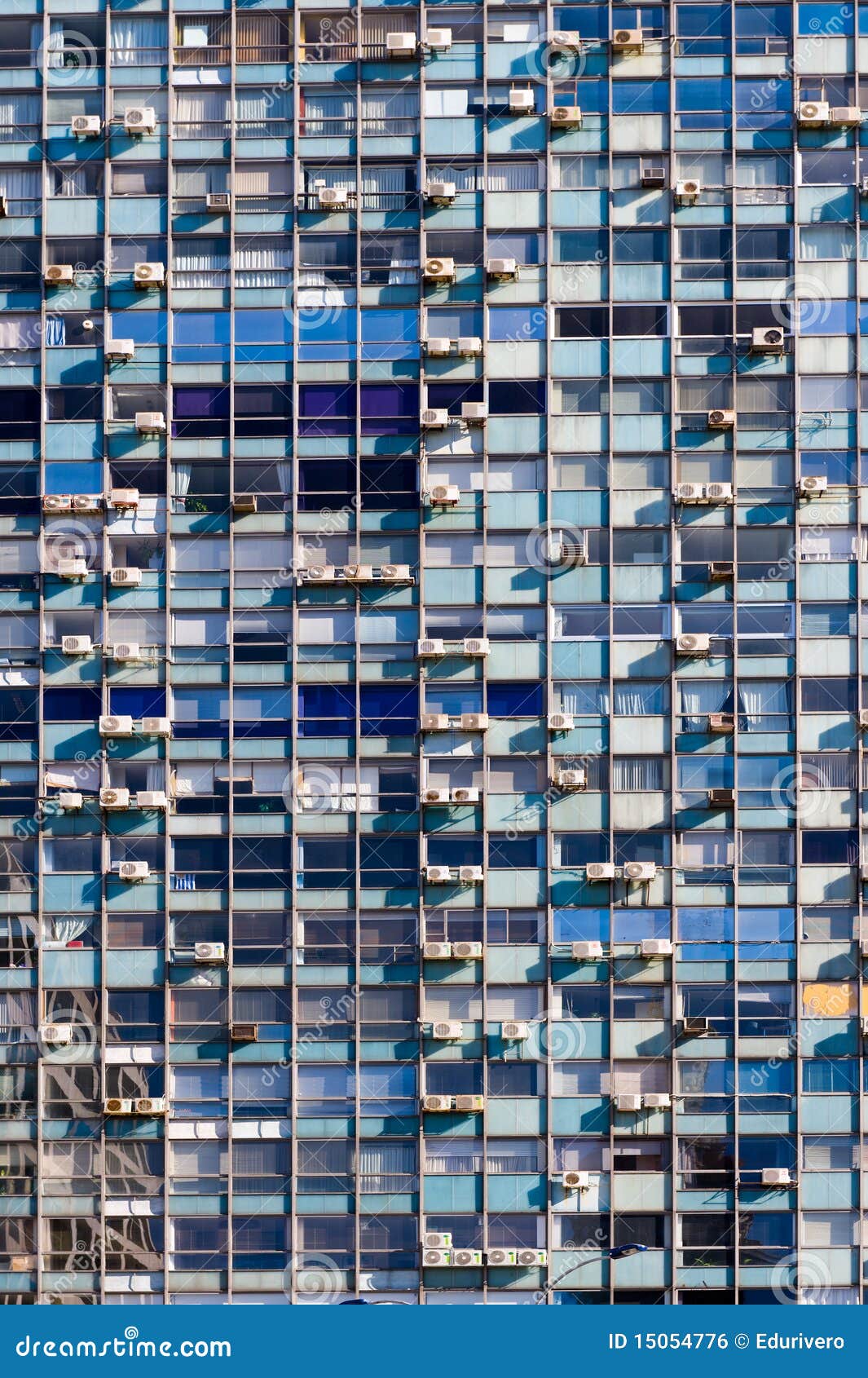 View of a Decaying Office Building Stock Photo - Image of building ...