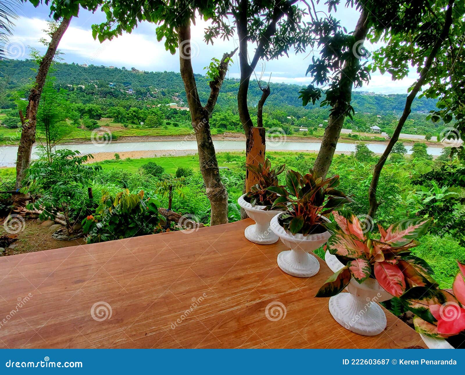View Deck Facing Cagayan De Oro River Stock Image - Image of facing ...