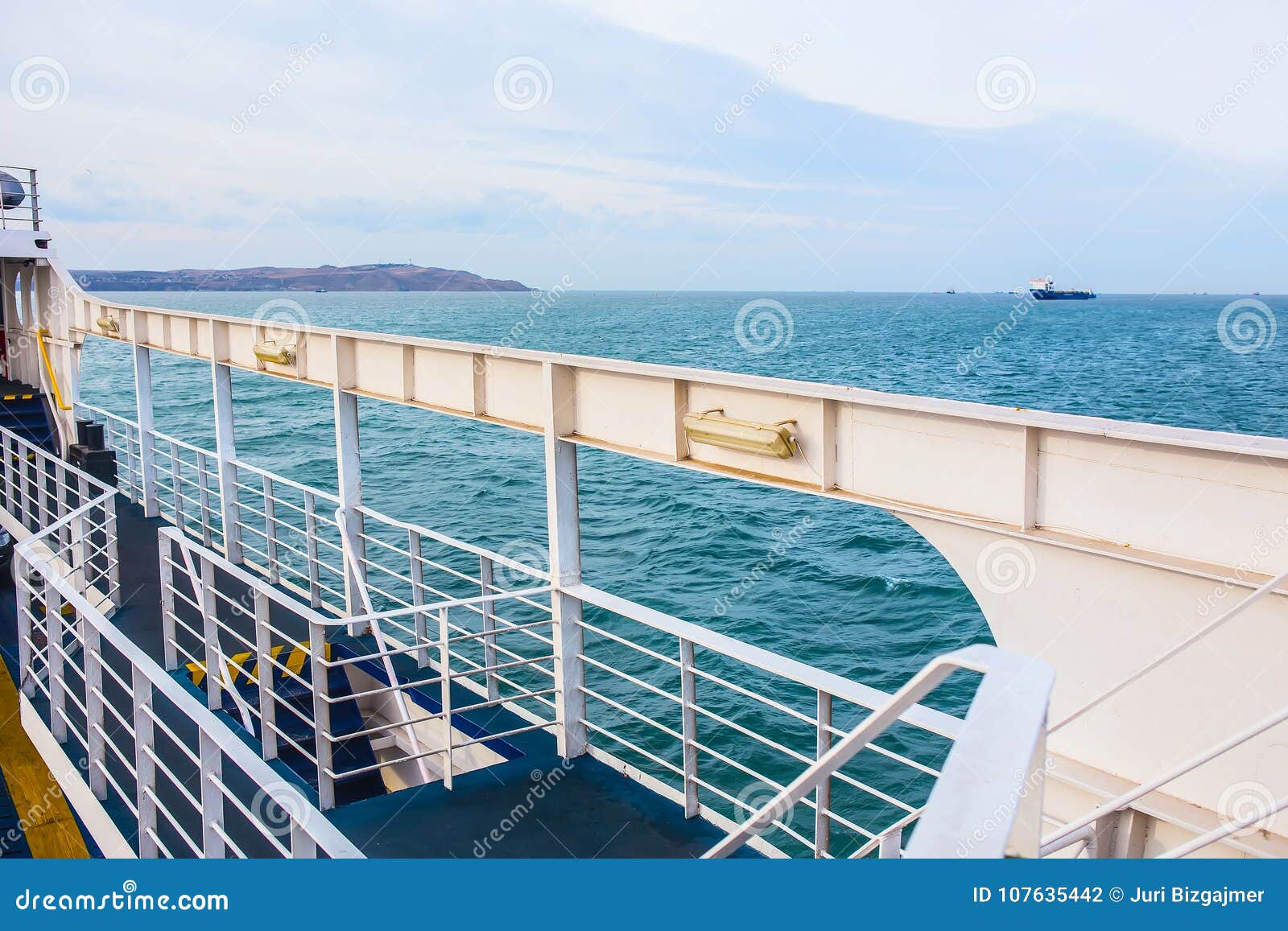 A View from the Deck of a Ferry Stock Photo - Image of nature ...