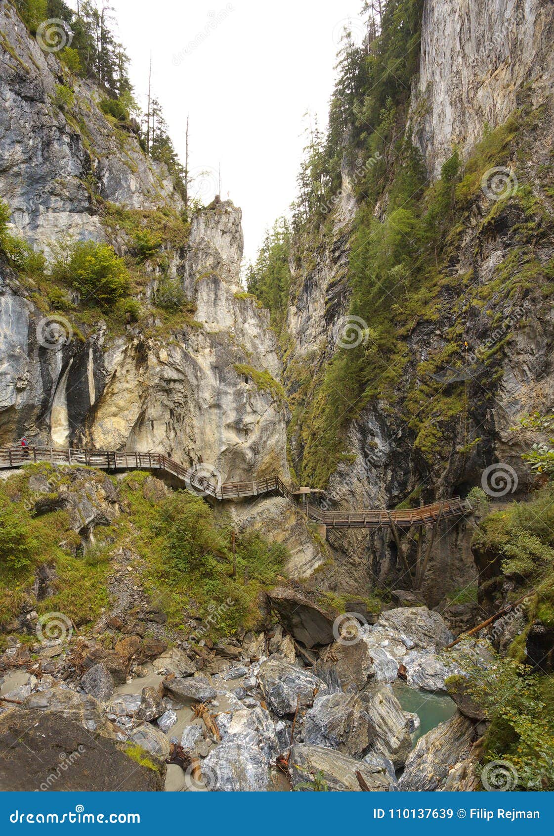 View of a deep gorge stock image. Image of view, place - 110137639
