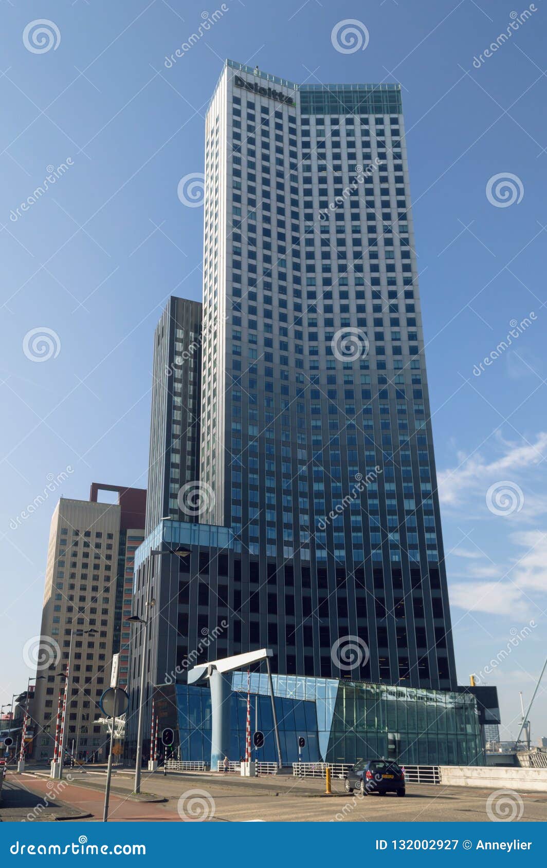View of Deloitte Building with Gradient Tiling Design Editorial ...