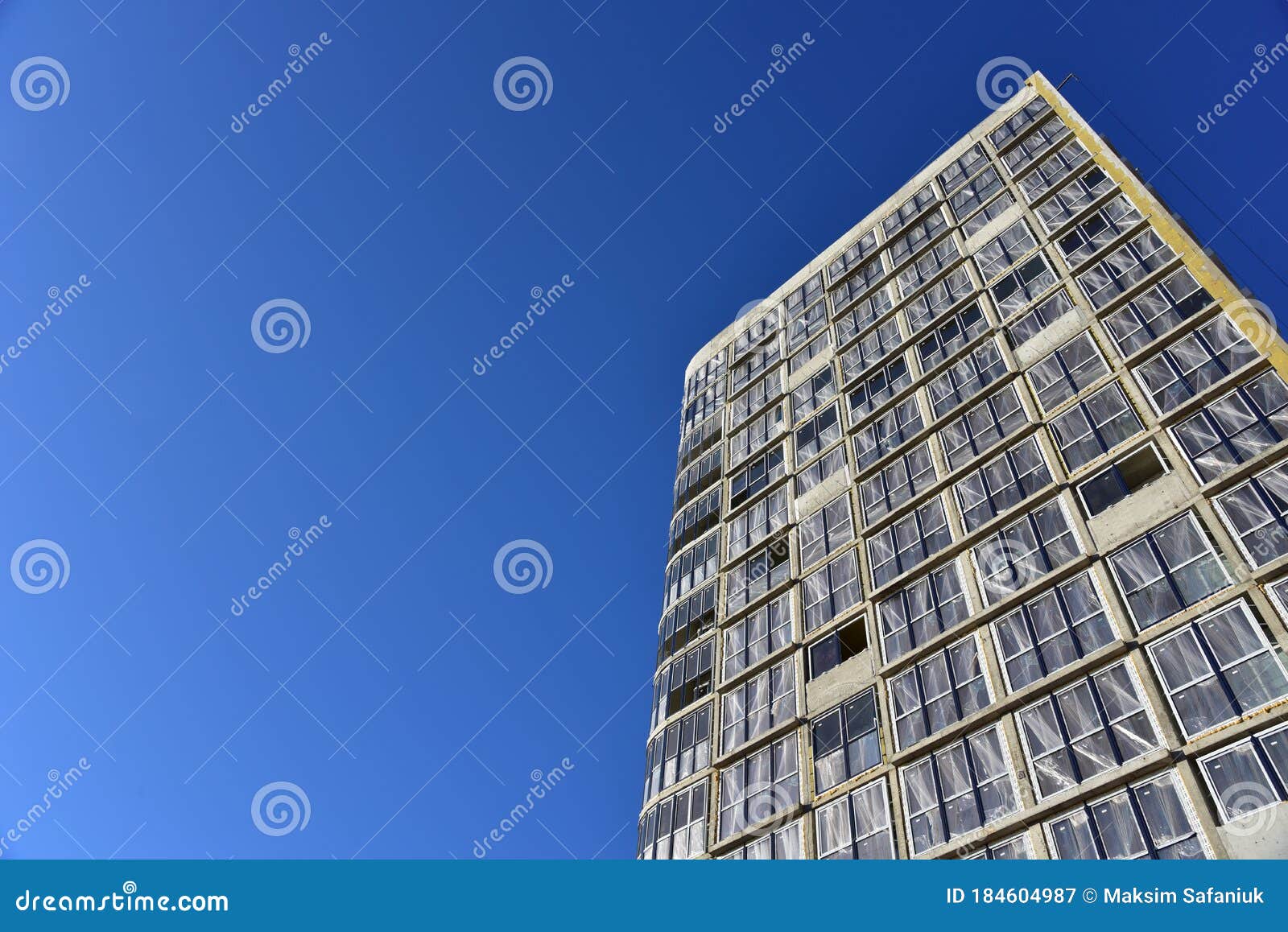 View of the Demolition of a Multi-storey Building. Dismantling and ...