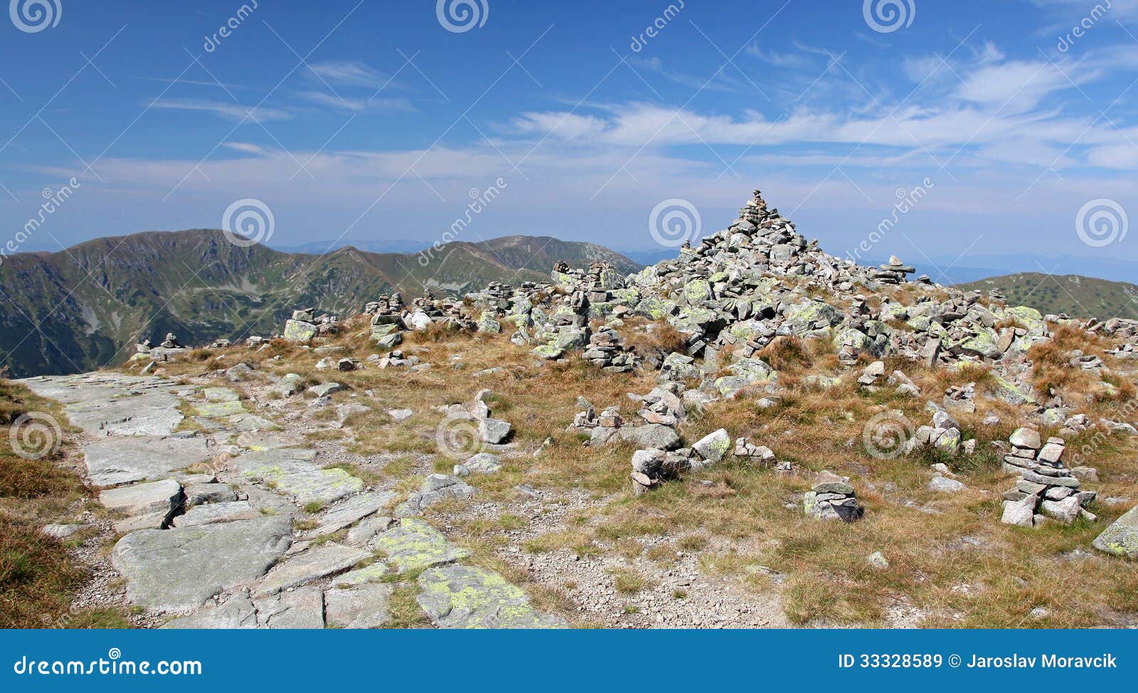 View from Derese - Low Tatras, Slovakia Stock Image - Image of nizke ...