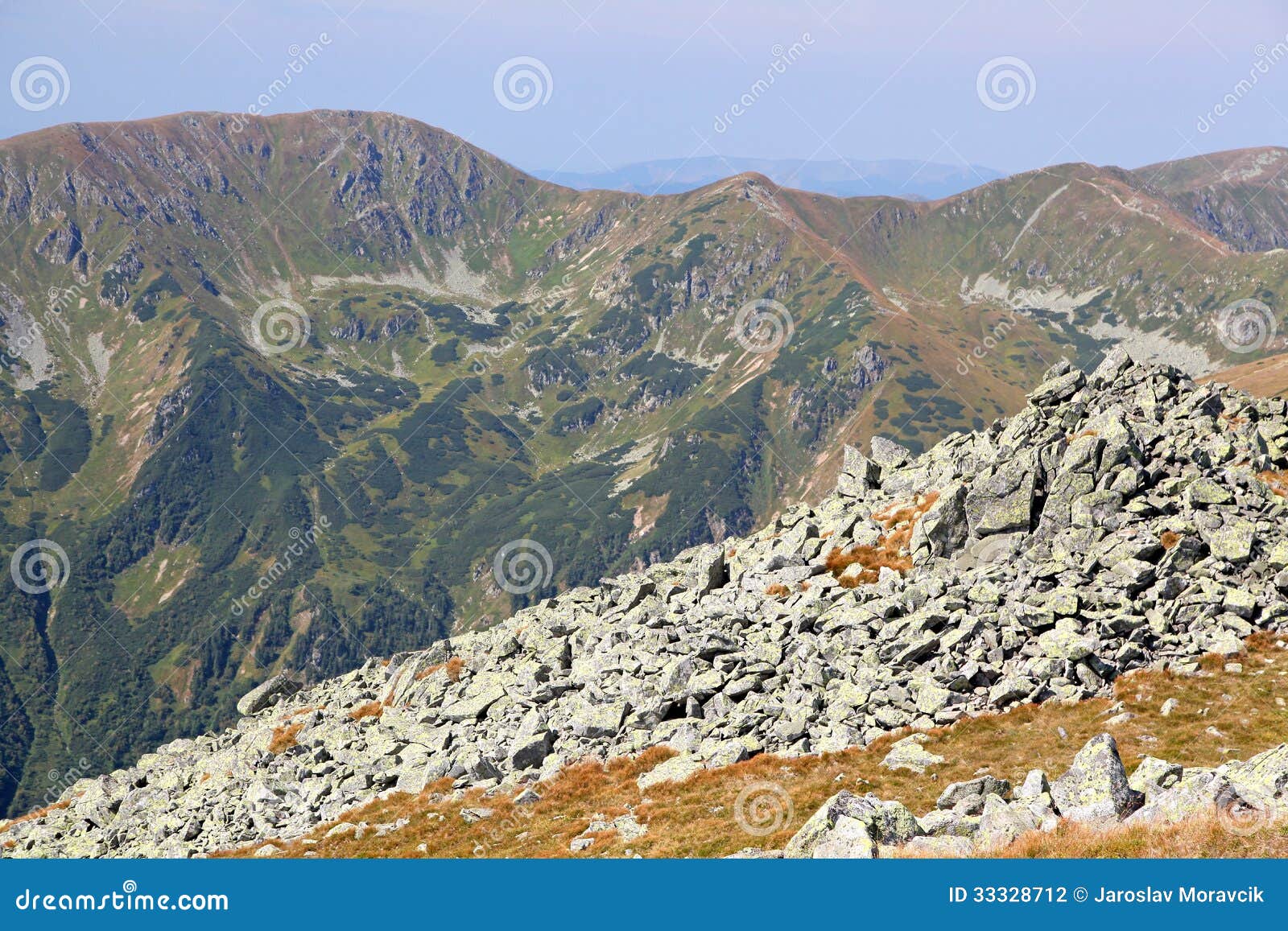 View from Derese - Low Tatras, Slovakia Stock Photo - Image of eastern ...