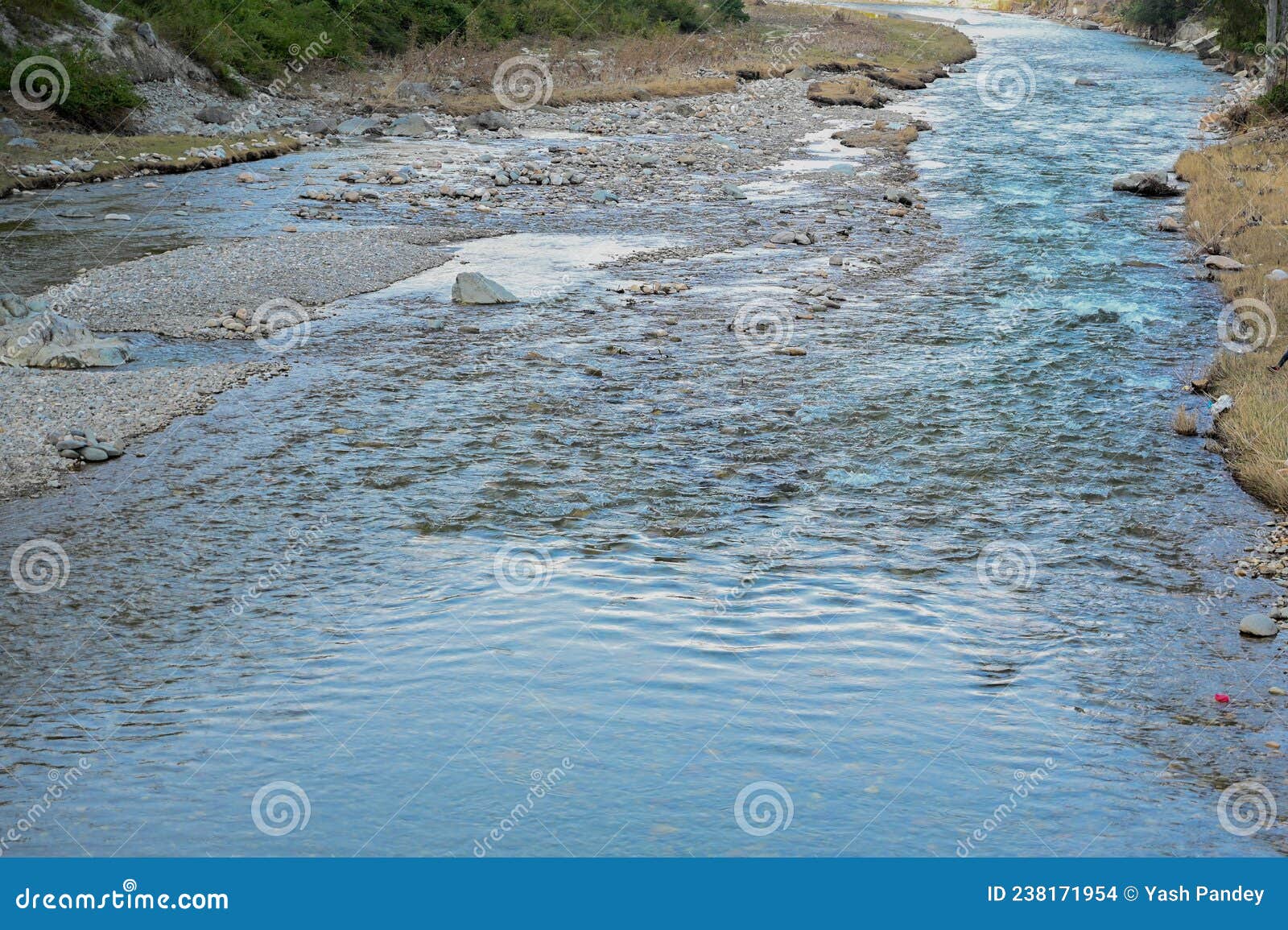 View of the Destruction Caused by the River after One Mount Stock Photo ...