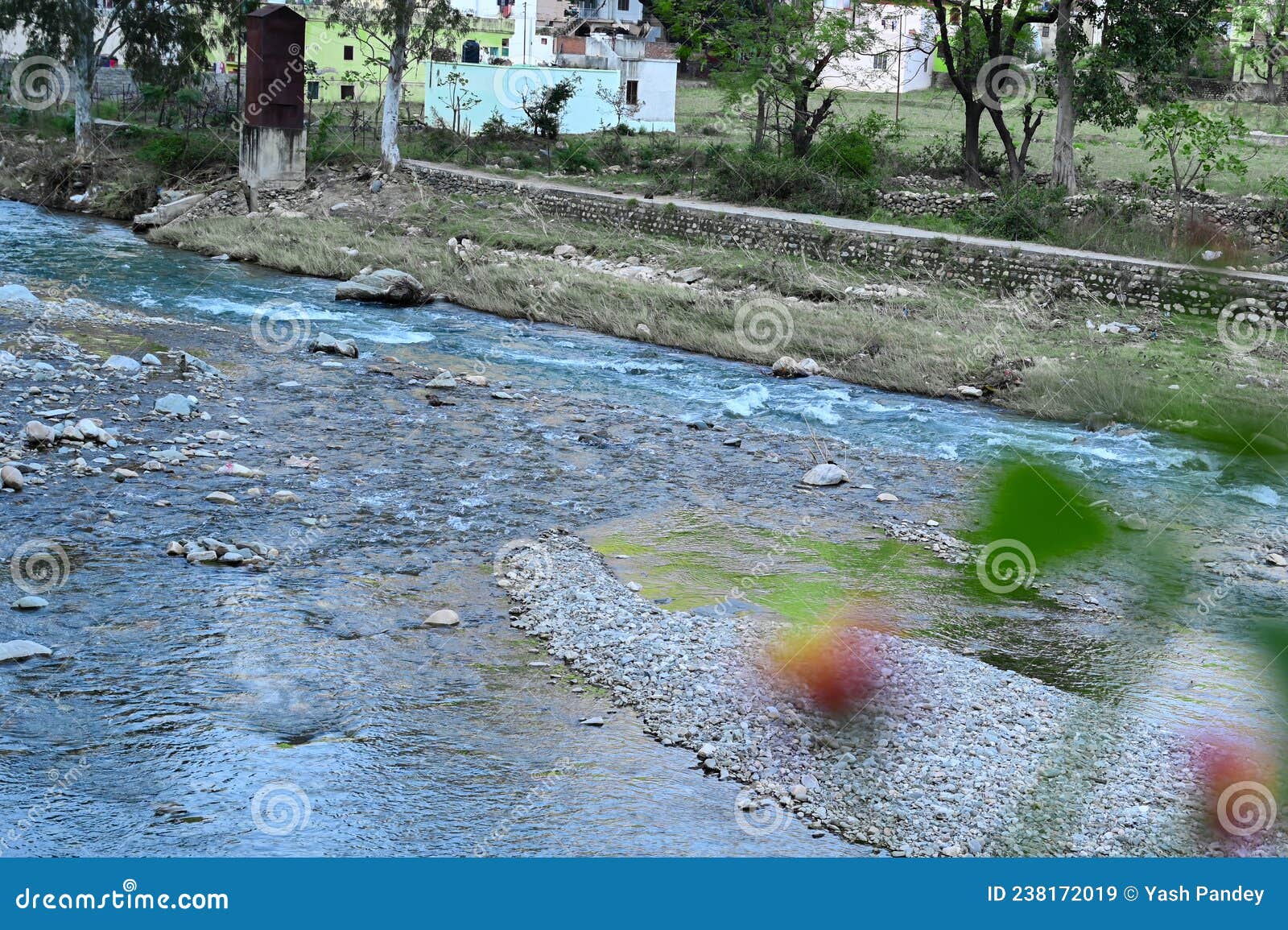 View of the Destruction Caused by the River after One Mount Stock Image ...