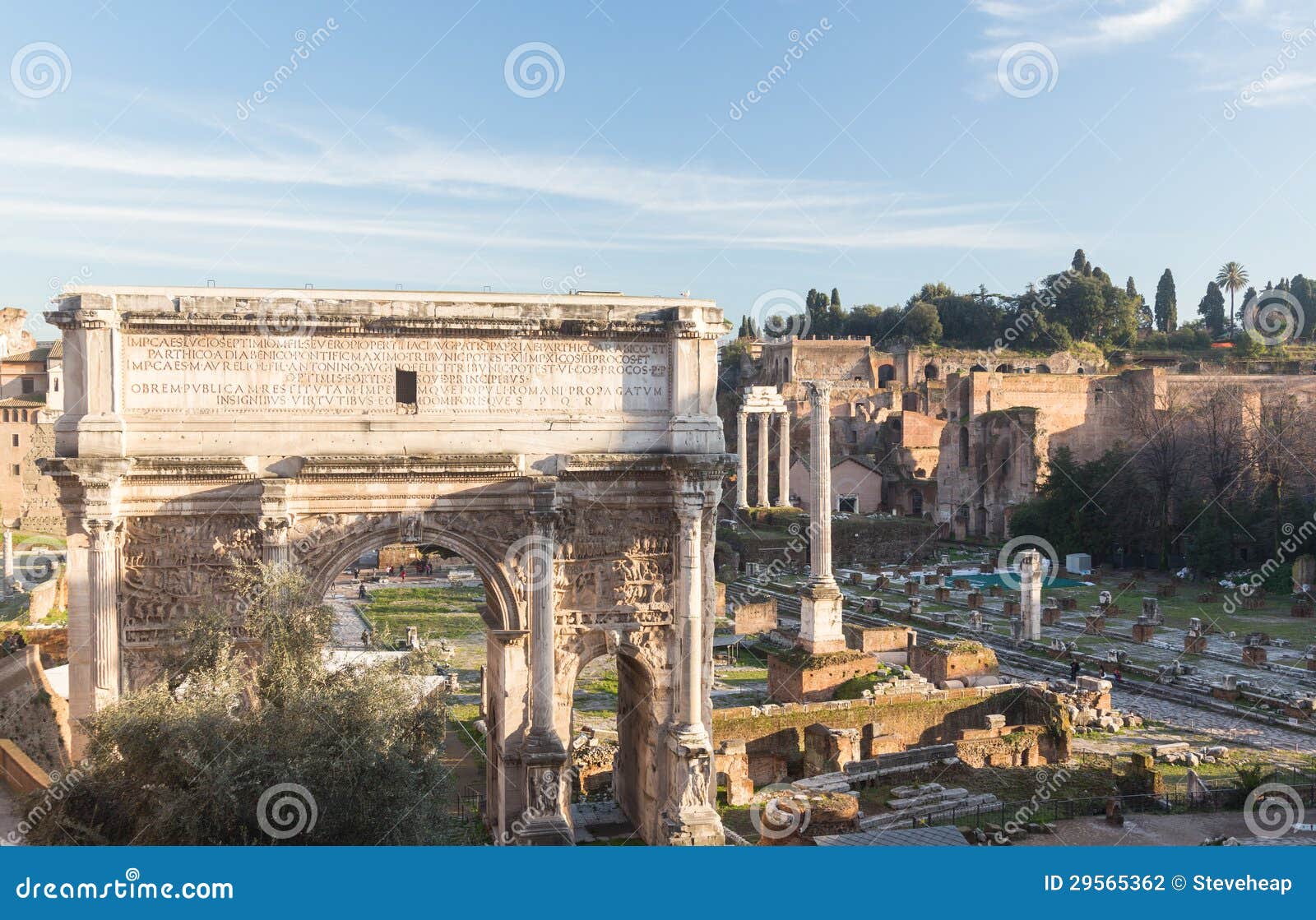 View of Details of Ancient Rome Stock Photo - Image of ruin, monument ...