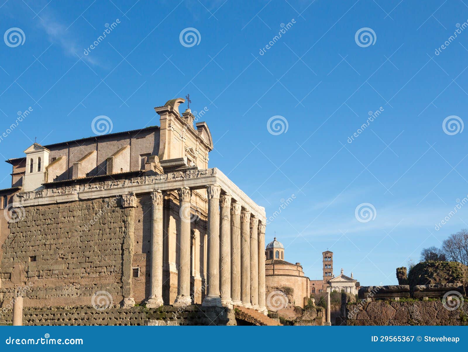 View of Details of Ancient Rome Stock Image - Image of italy ...