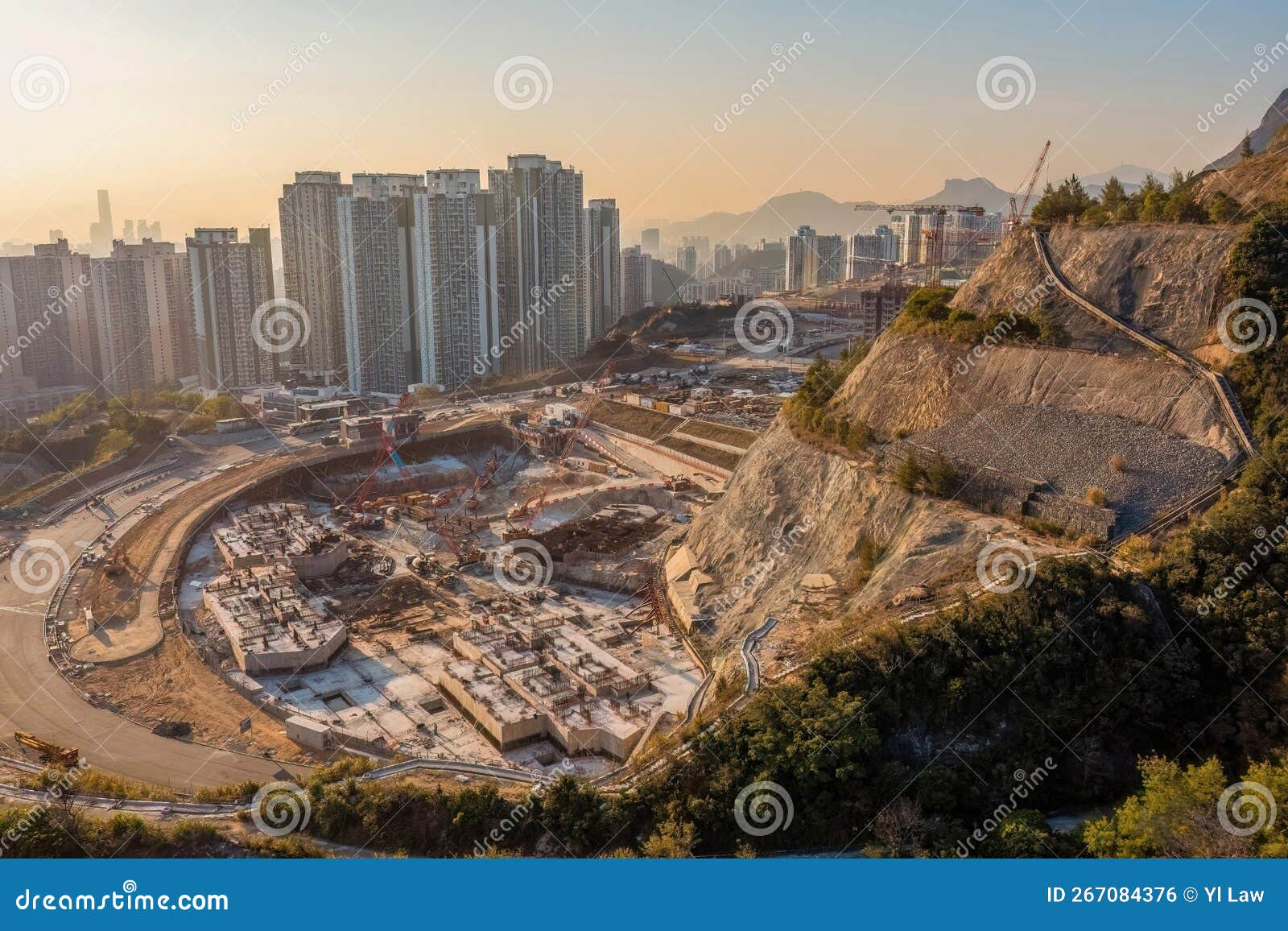 View of Development at Anderson Road, Hong Kong 18 Jan 2023 Editorial Photo - Image of landscape ...