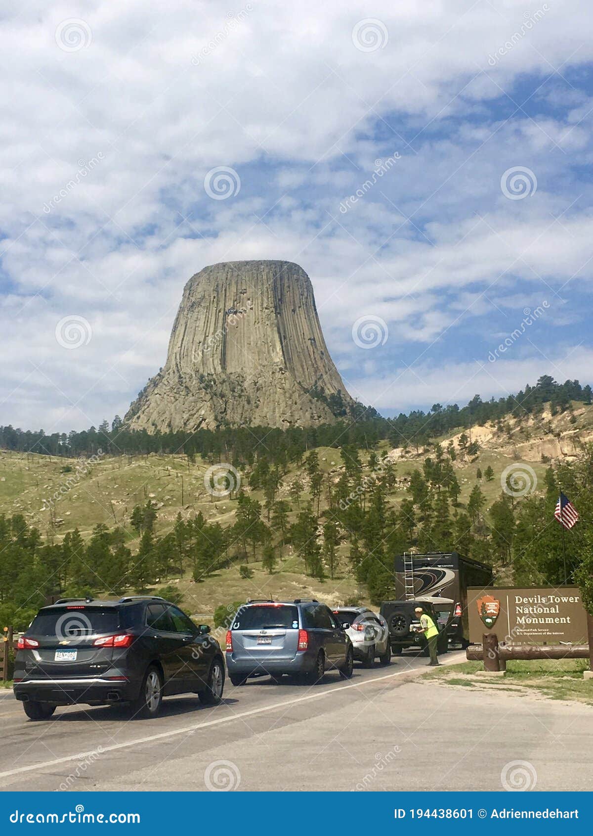 Devils Tower National Monument Editorial Photo - Image of devils, view ...