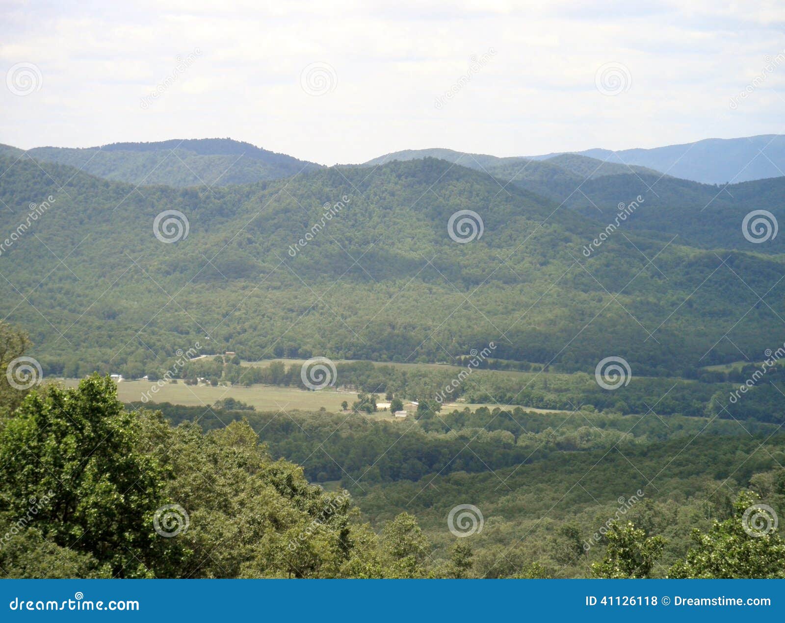 View from Devils Marbleyard, VA Blue Ridge Parkway Stock Photo - Image ...