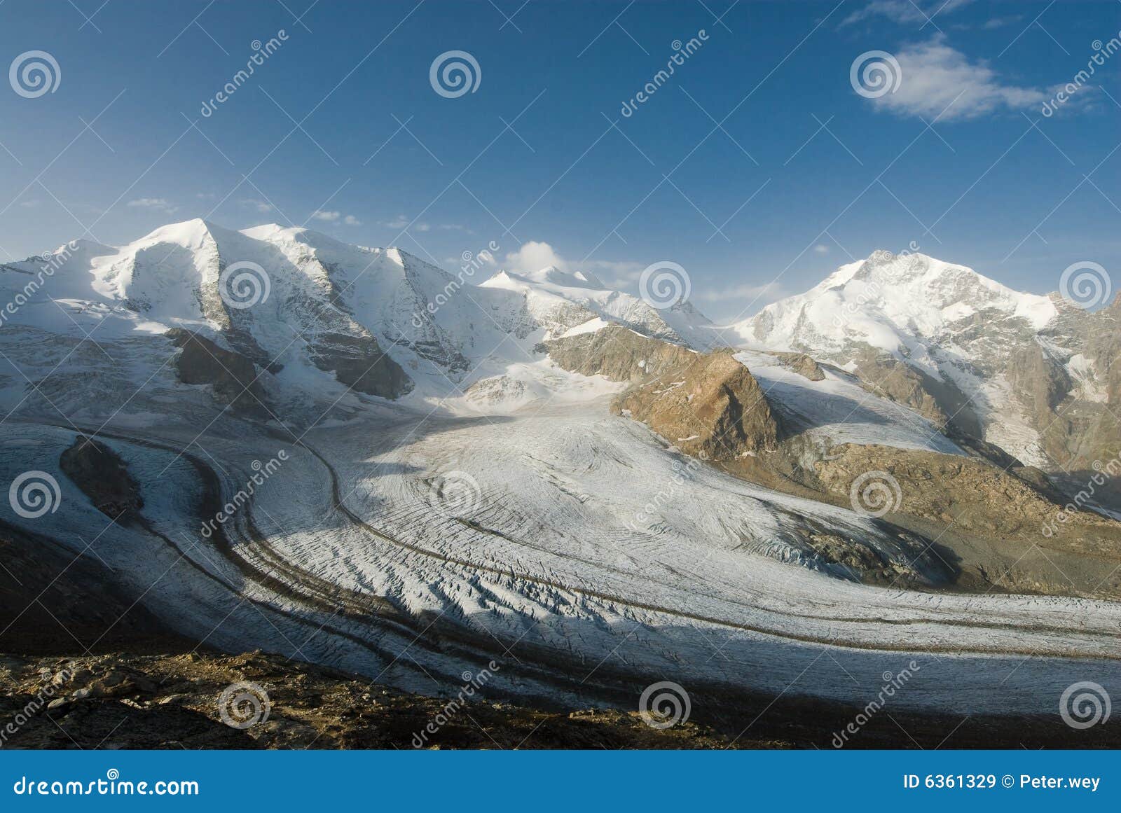 View from Diavolezza, Engadin, Switzerland Stock Image - Image of ...