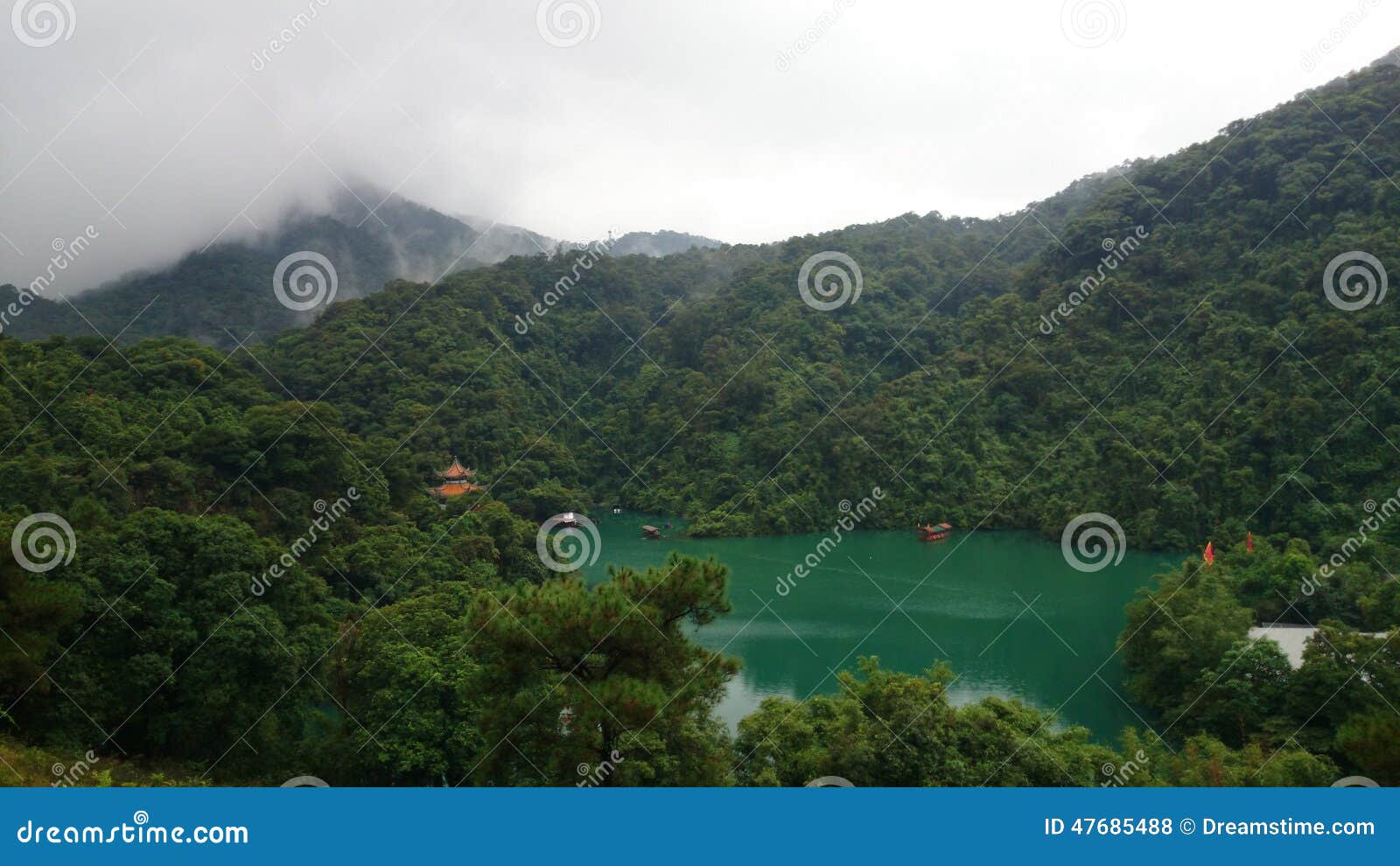 The View of Dinghu Mountain Stock Photo - Image of guangzhou, travel ...