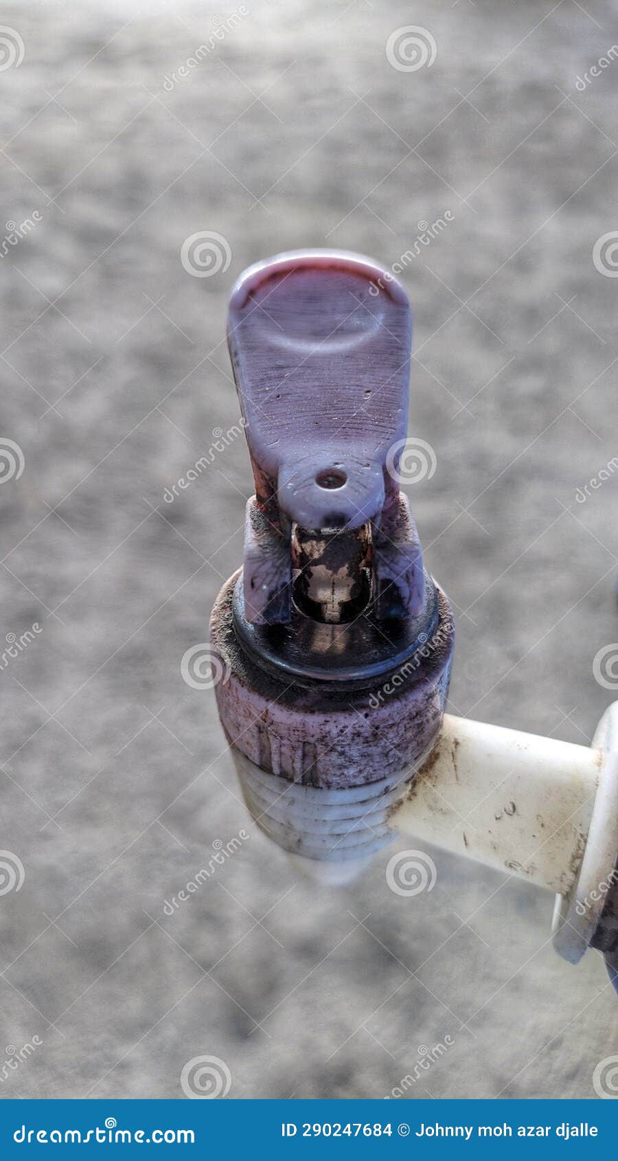 View of Dispenser Water Tap Stock Photo - Image of ceramic, background ...