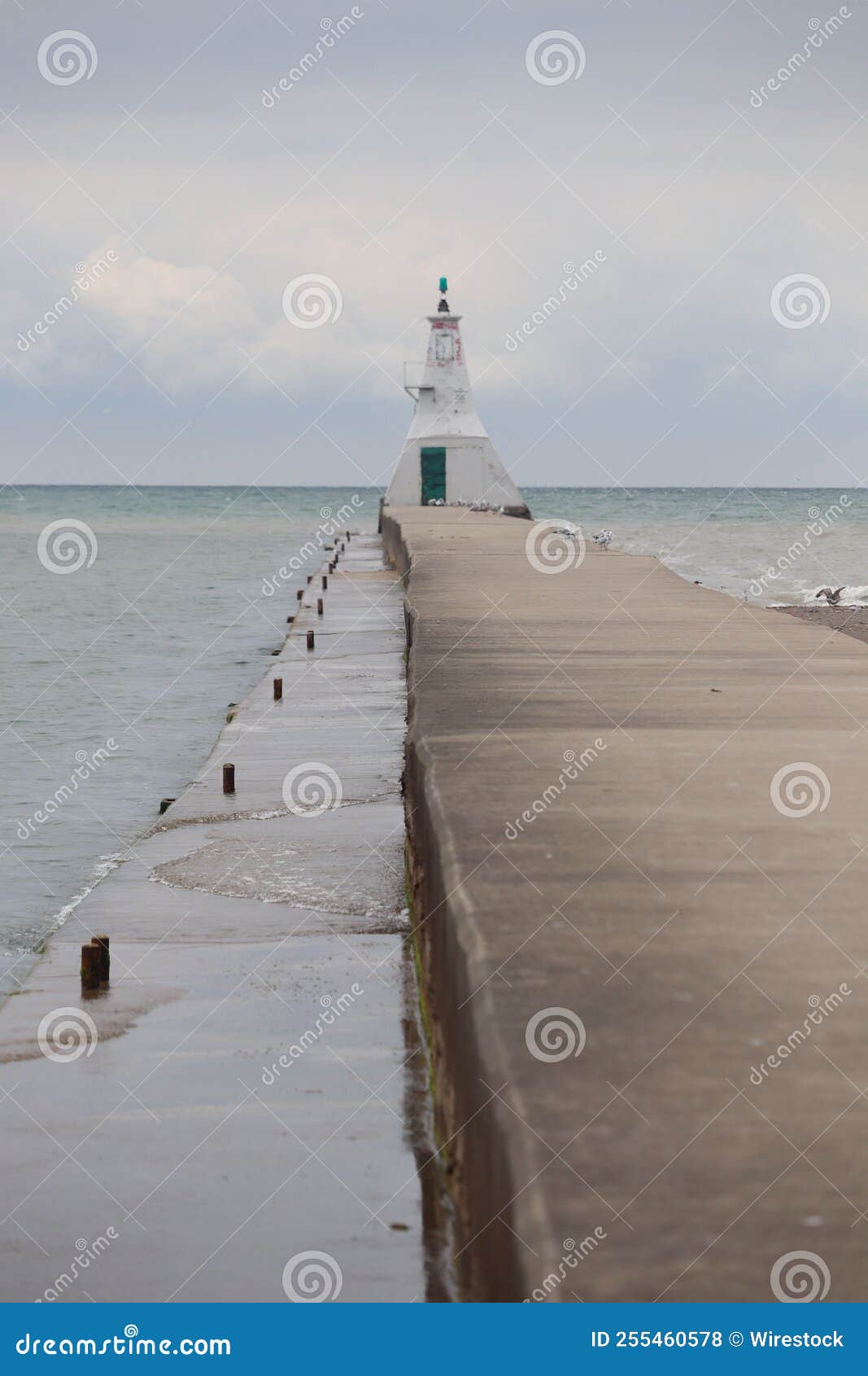 View from the Dock To the Lighthouse. Stock Photo - Image of travel ...