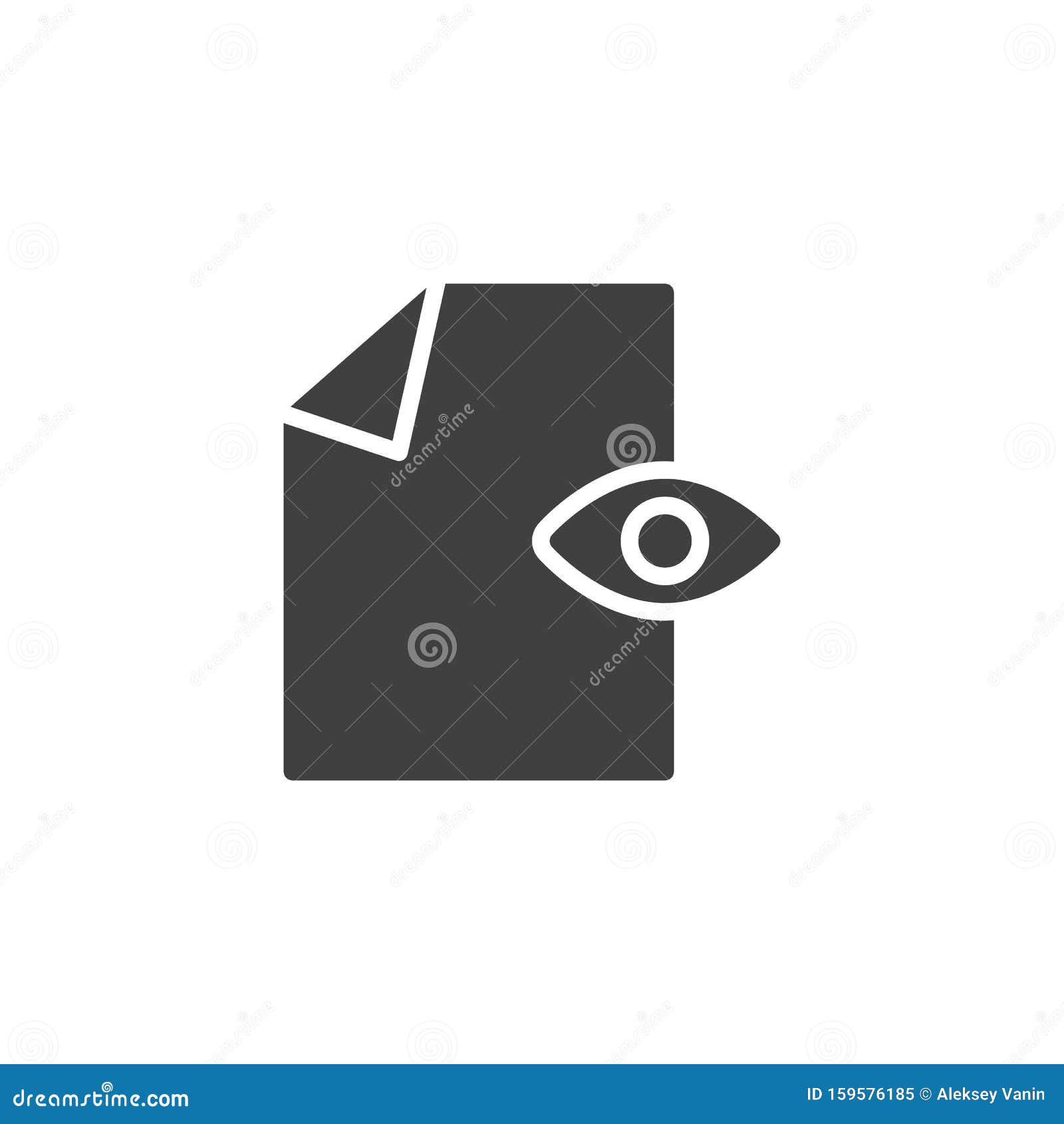 View Document File Vector Icon Stock Vector - Illustration of paper ...