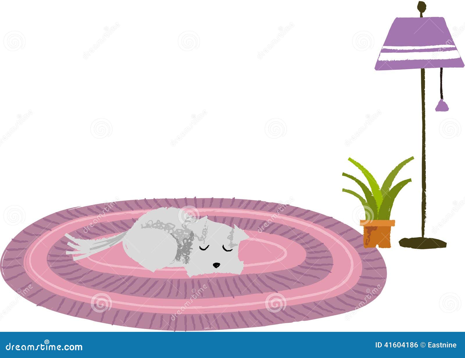 The view of dog stock illustration. Illustration of color - 41604186