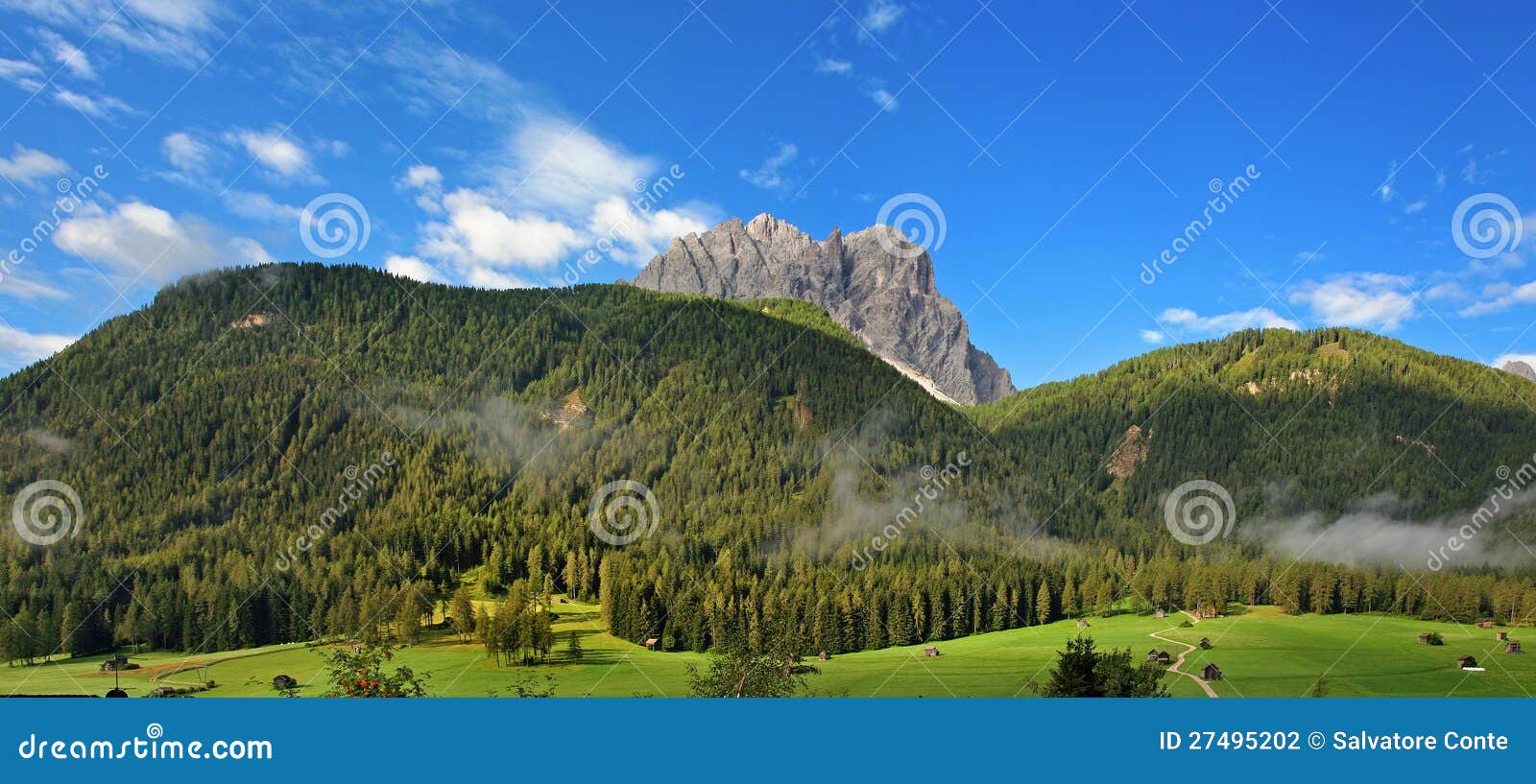 View of the Dolomites - Sexten, Italy Stock Photo - Image of evenfall ...