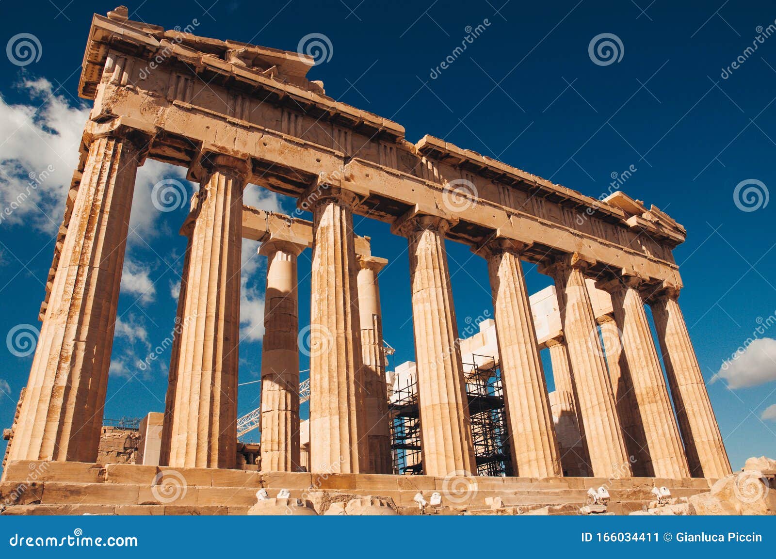 View of Doric Columns in the Eastern Side of the Parthenon Stock Image ... View of Doric Columns in the Eastern Side of the Parthenon Stock Image ...