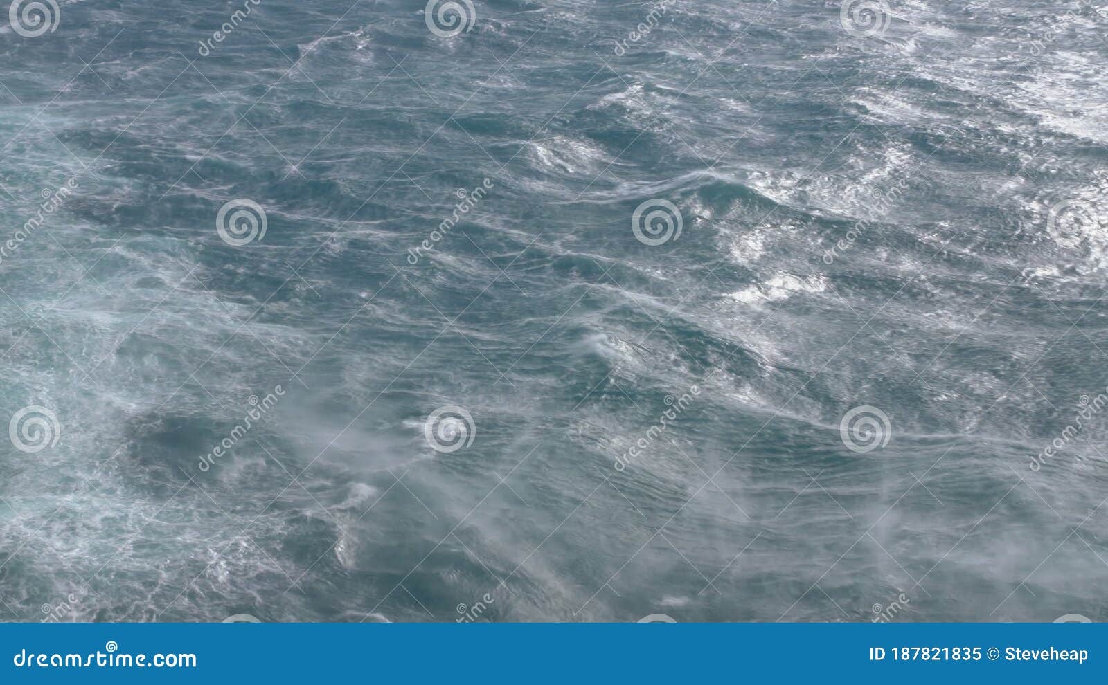 Side View of the Rough Seas of Cruise Ship in the Ocean Stock Video ...