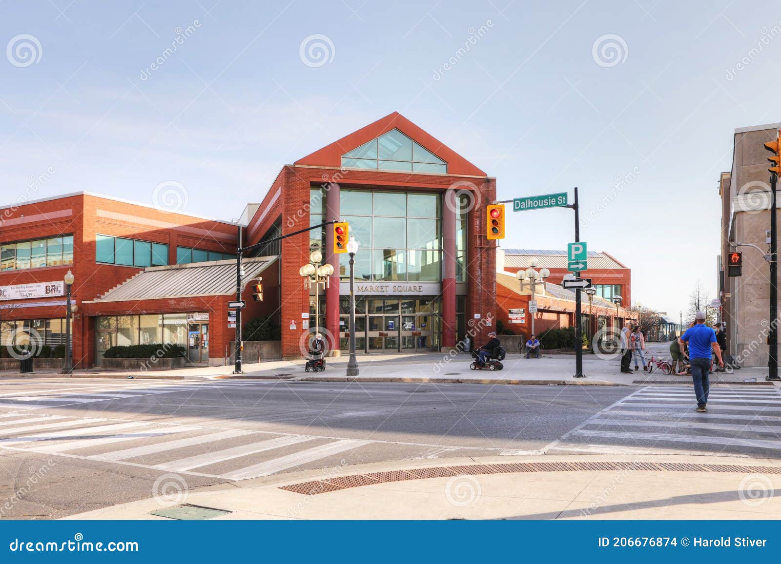 View of the the Downtown Area in Brantford, Ontario, Canada Editorial ...