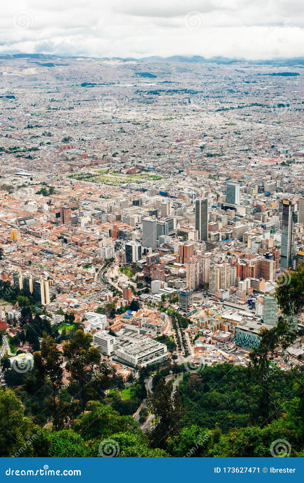 View of the Downtown of Bogota, Colombia Stock Image - Image of ...