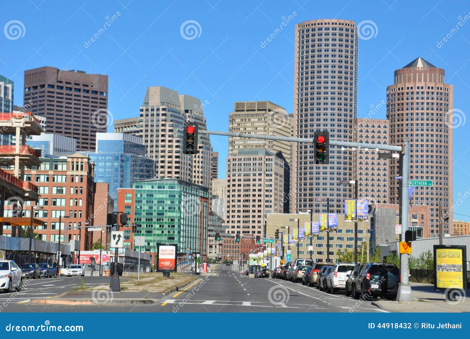 View of Downtown Boston in Massachusetts Editorial Photography - Image ...