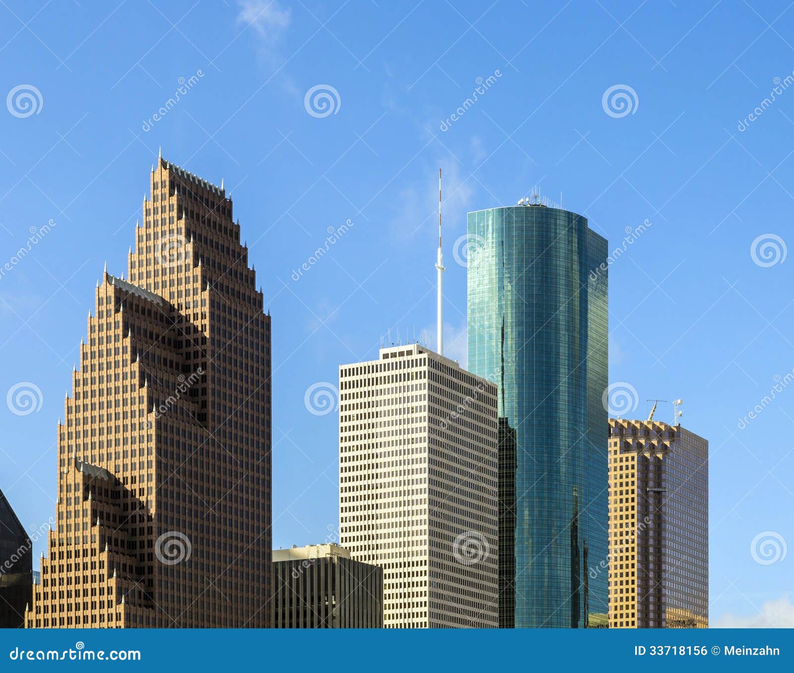 View on downtown Houston stock photo. Image of county - 33718156