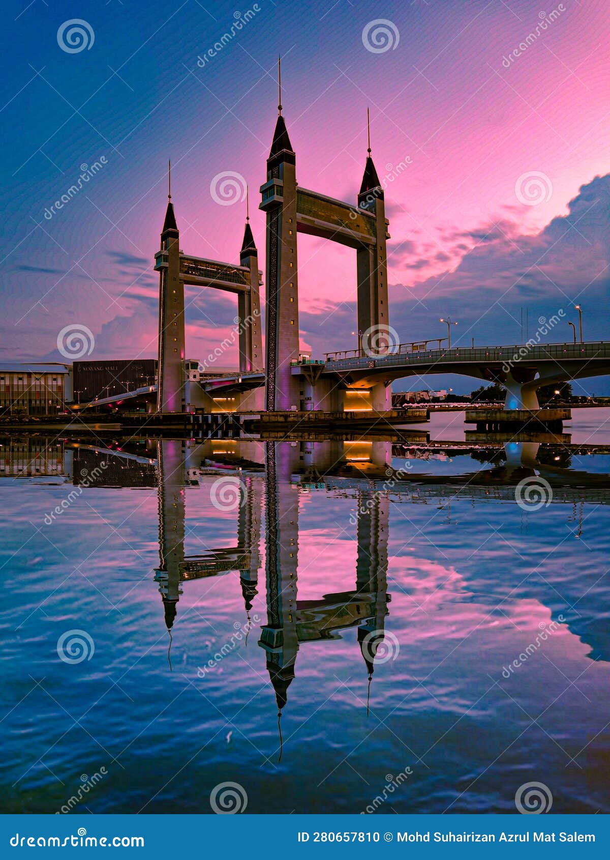 View Drawbridge at Kuala Terengganu, Malaysia Stock Photo - Image of ...