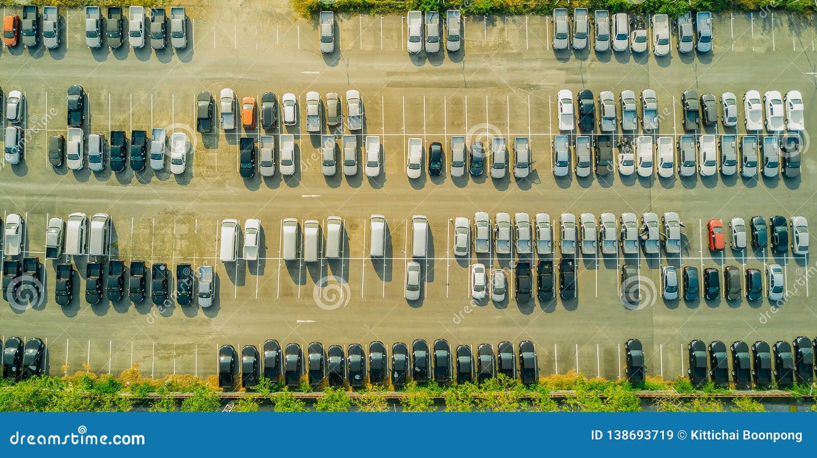 View from Drone Above Empty Parking Lots, Aerial View Stock Image ... View from Drone Above Empty Parking Lots, Aerial View Stock Image ...