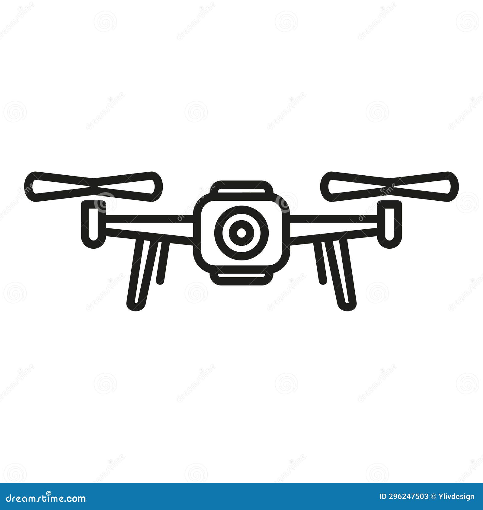 View Drone Control Icon Outline Vector. Ai Camera Stock Illustration ...