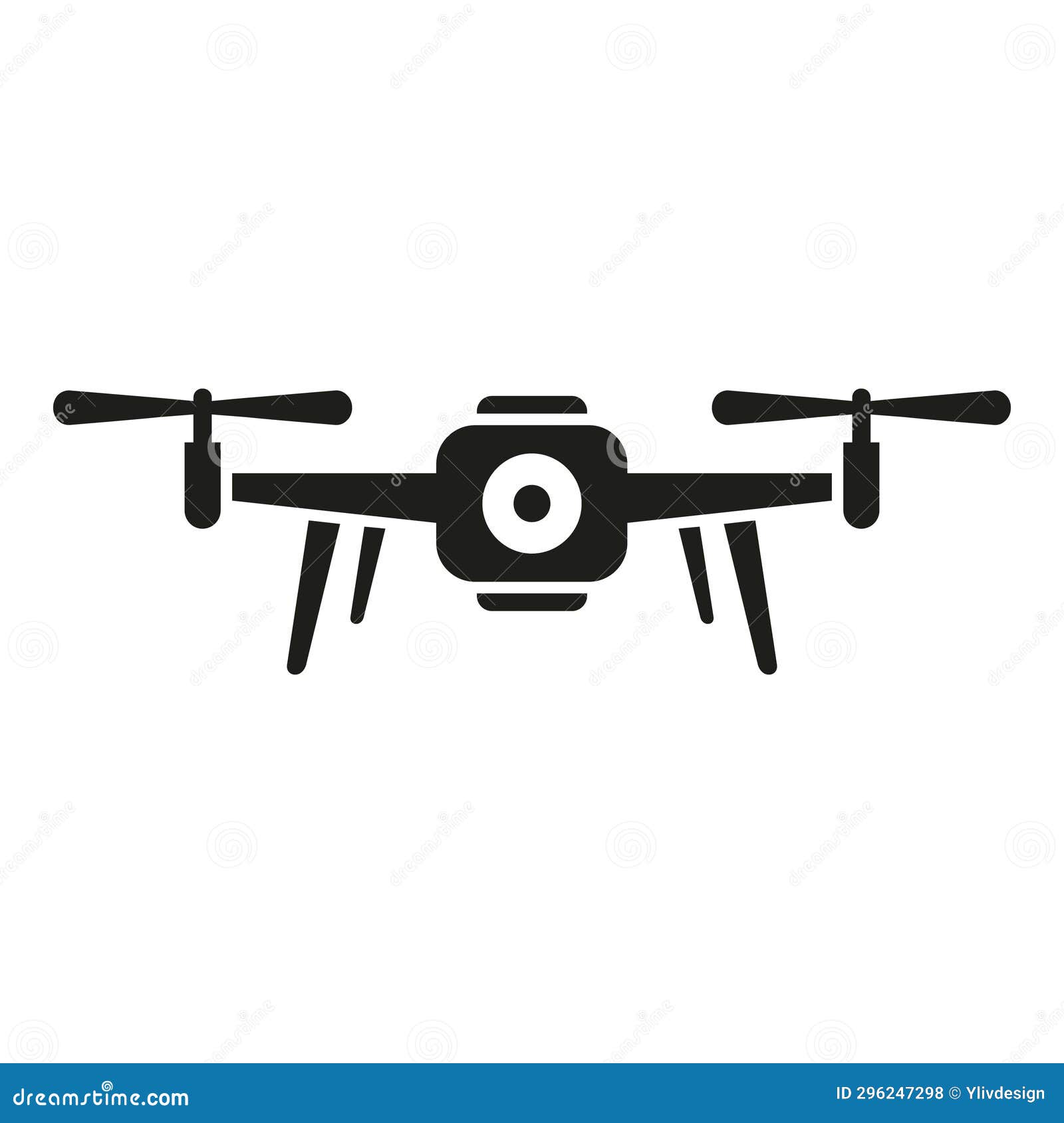 View Drone Control Icon Simple Vector. Ai Camera Stock Illustration ...
