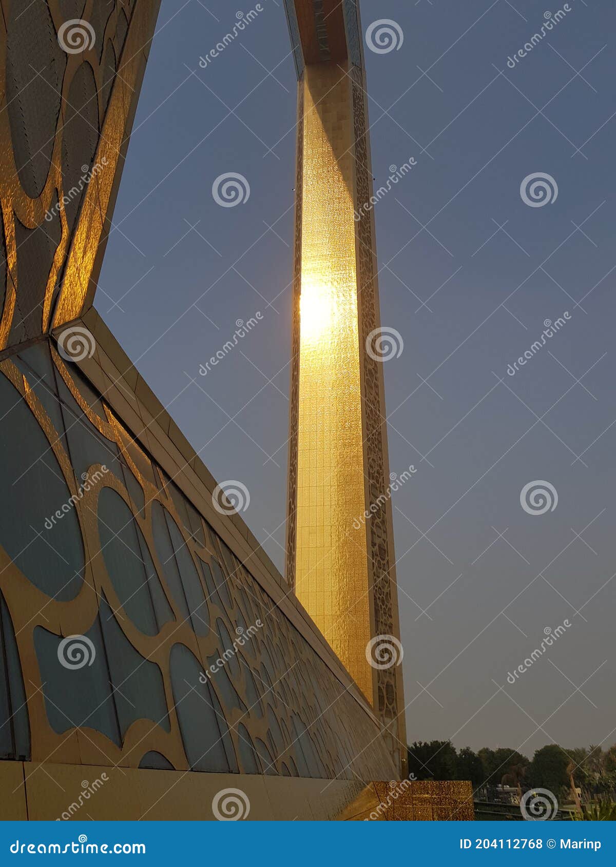View Of Old Dubai From Dubai Frame In Dubai, UAE Editorial Photo ...