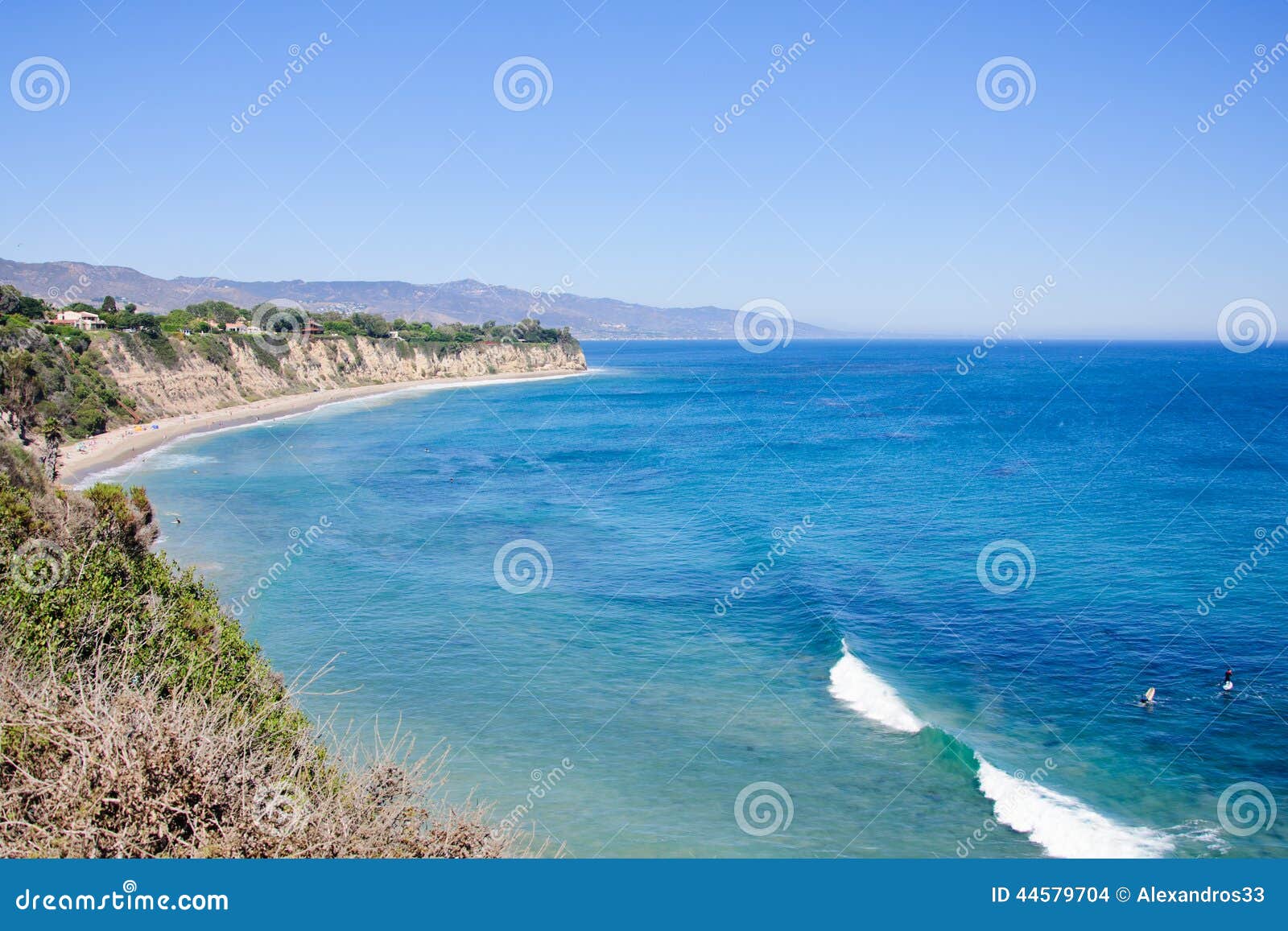 View from Duma Point, Malibu California Stock Photo - Image of matador ...
