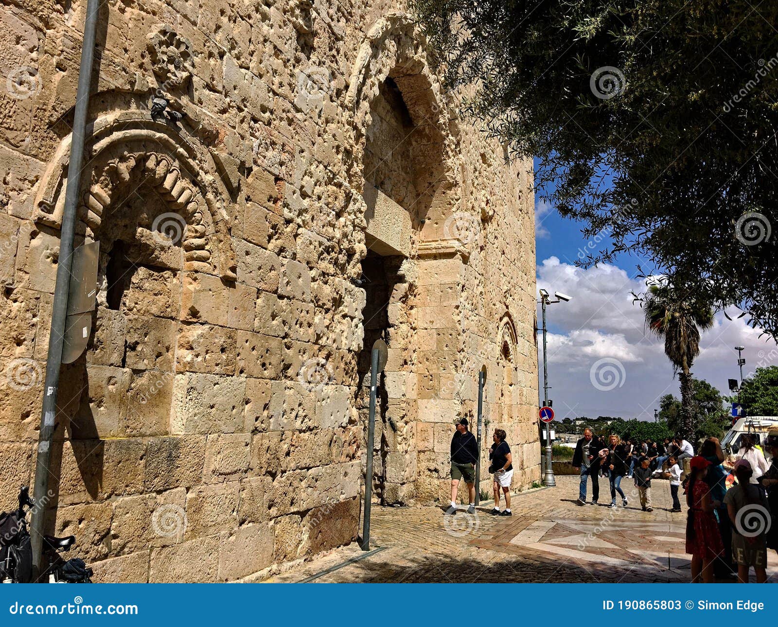 A View of the Dung Gate in Jerusalem Editorial Stock Photo - Image of ...