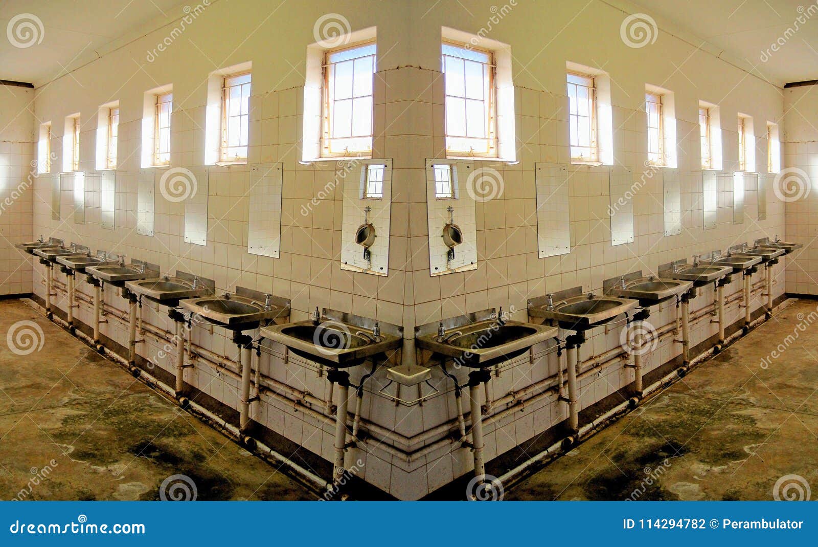 DOUBLE IMAGE of DECAYED BATHROOM Stock Photo - Image of deteriorated ...