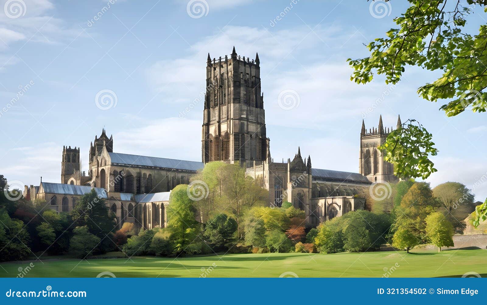A View Of Durham Cathedral Stock Photography | CartoonDealer.com #321354350