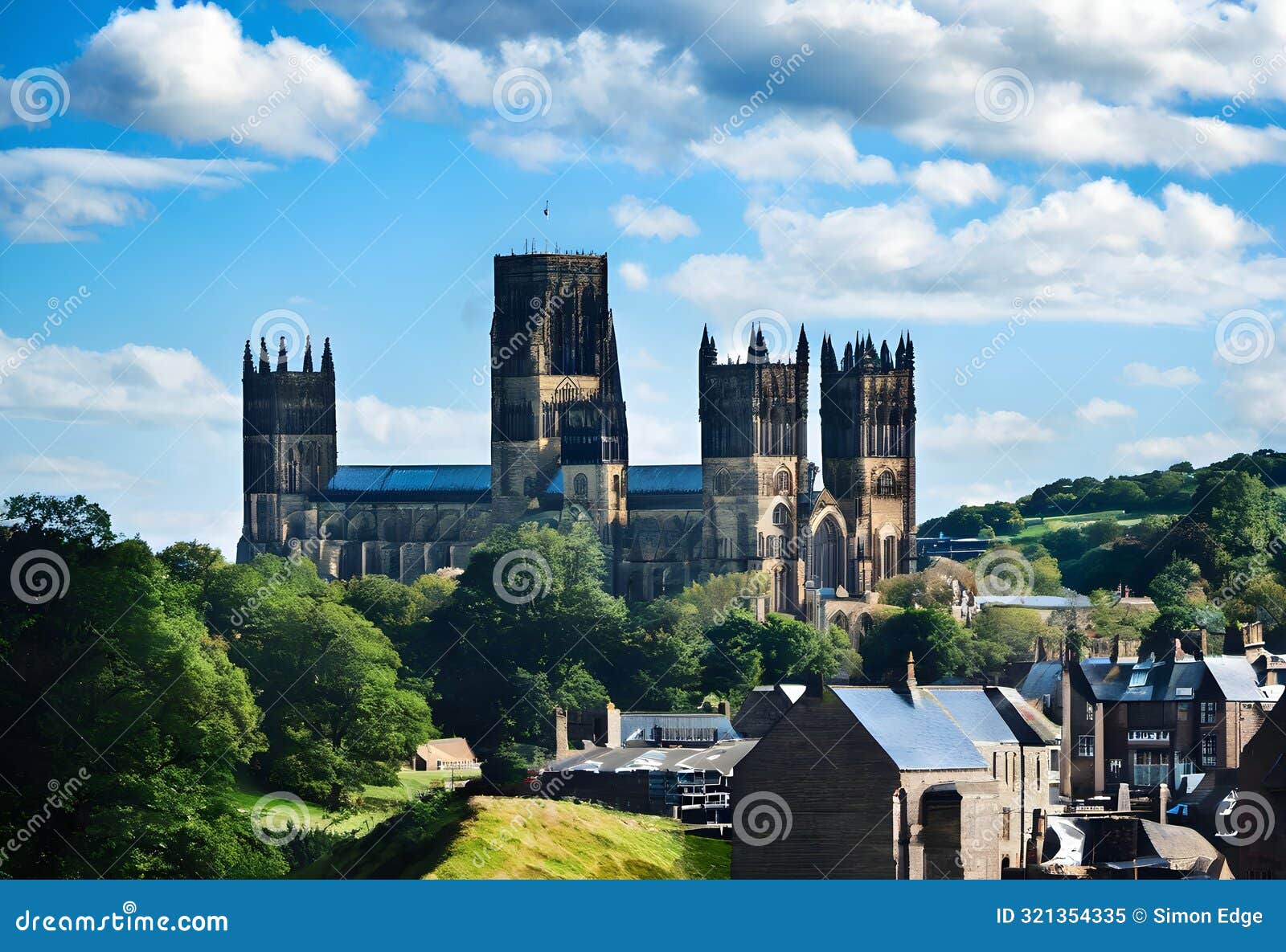 A View Of Durham Cathedral Royalty-Free Stock Photography ...
