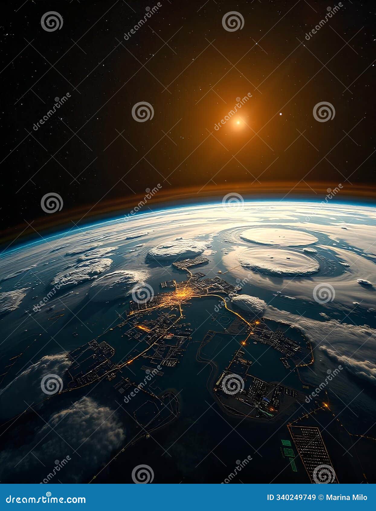 A View on the Earth from Space, a Visible Abstract Representation of ...
