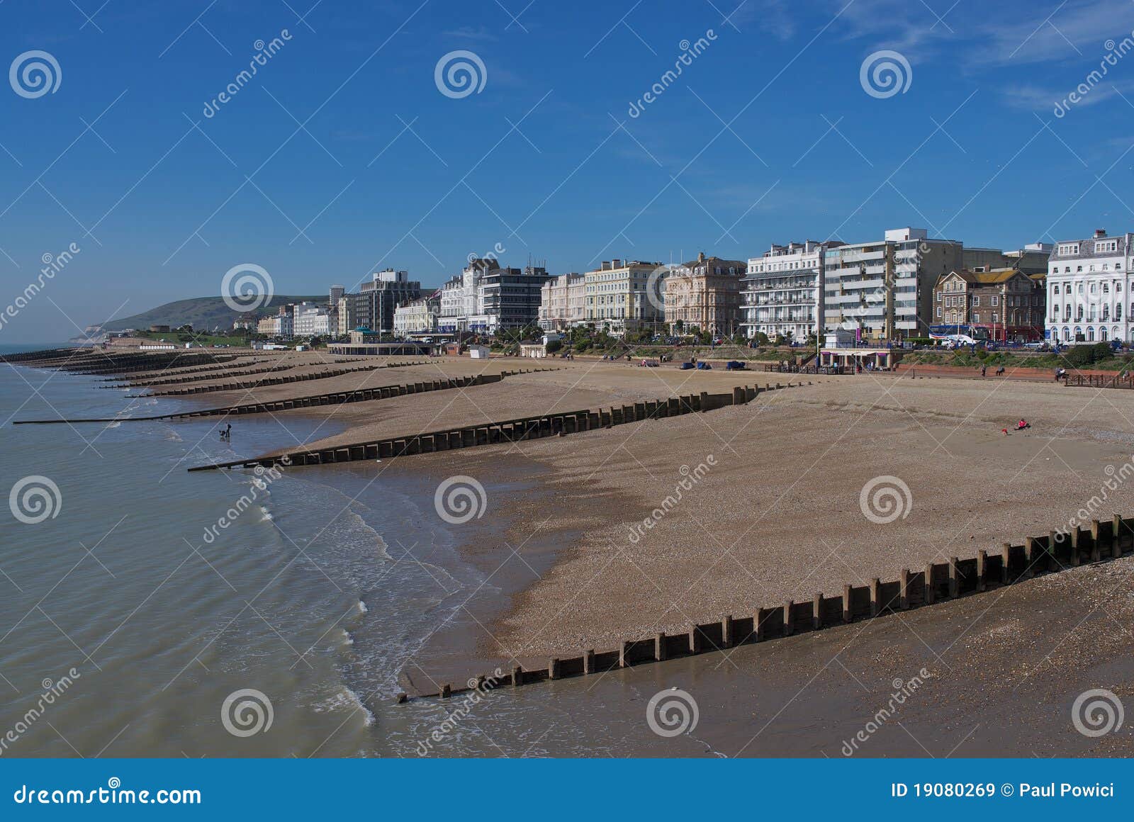 View of Eastbourne Seafront Stock Image - Image of outdoors, head: 19080269