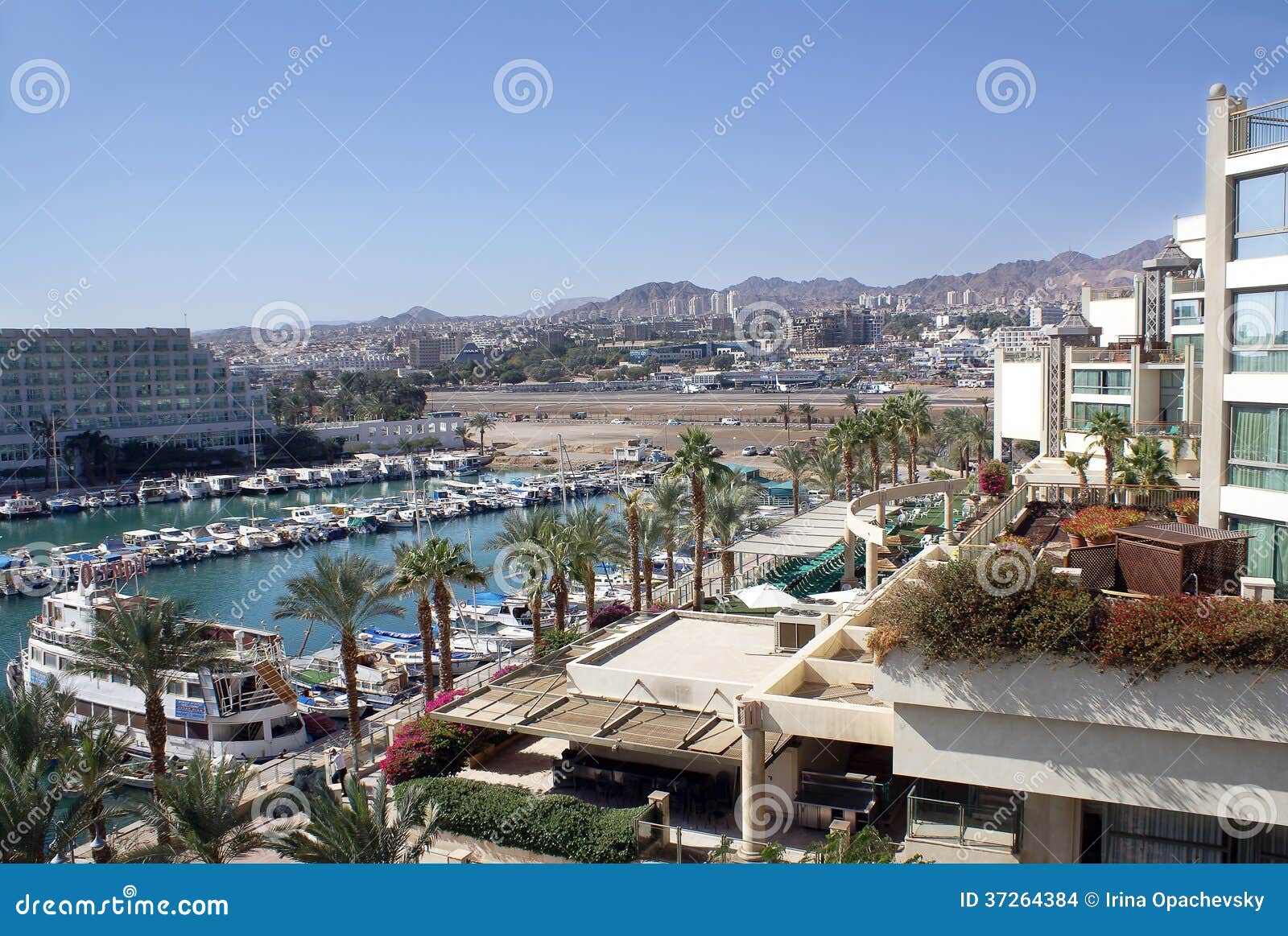 View on Eilat stock photo. Image of mountain, israel - 37264384