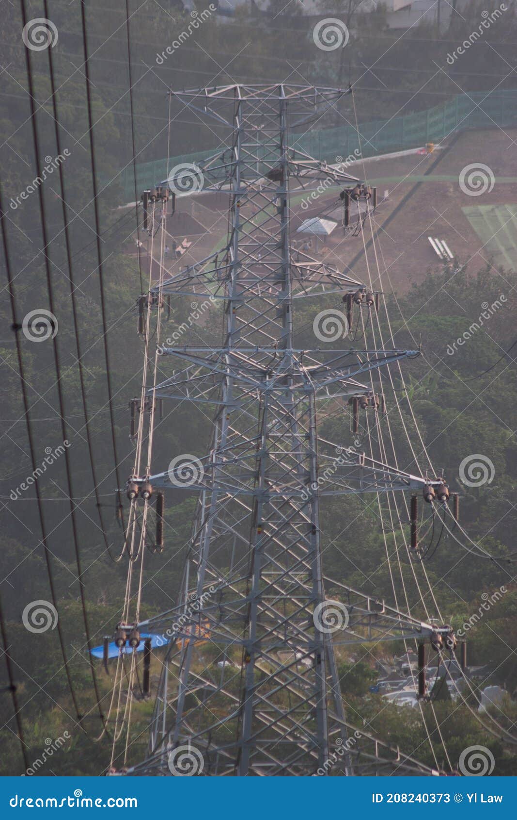 View of Electric Tower Electricity Distribution Station. 30 Oct 2006 ...