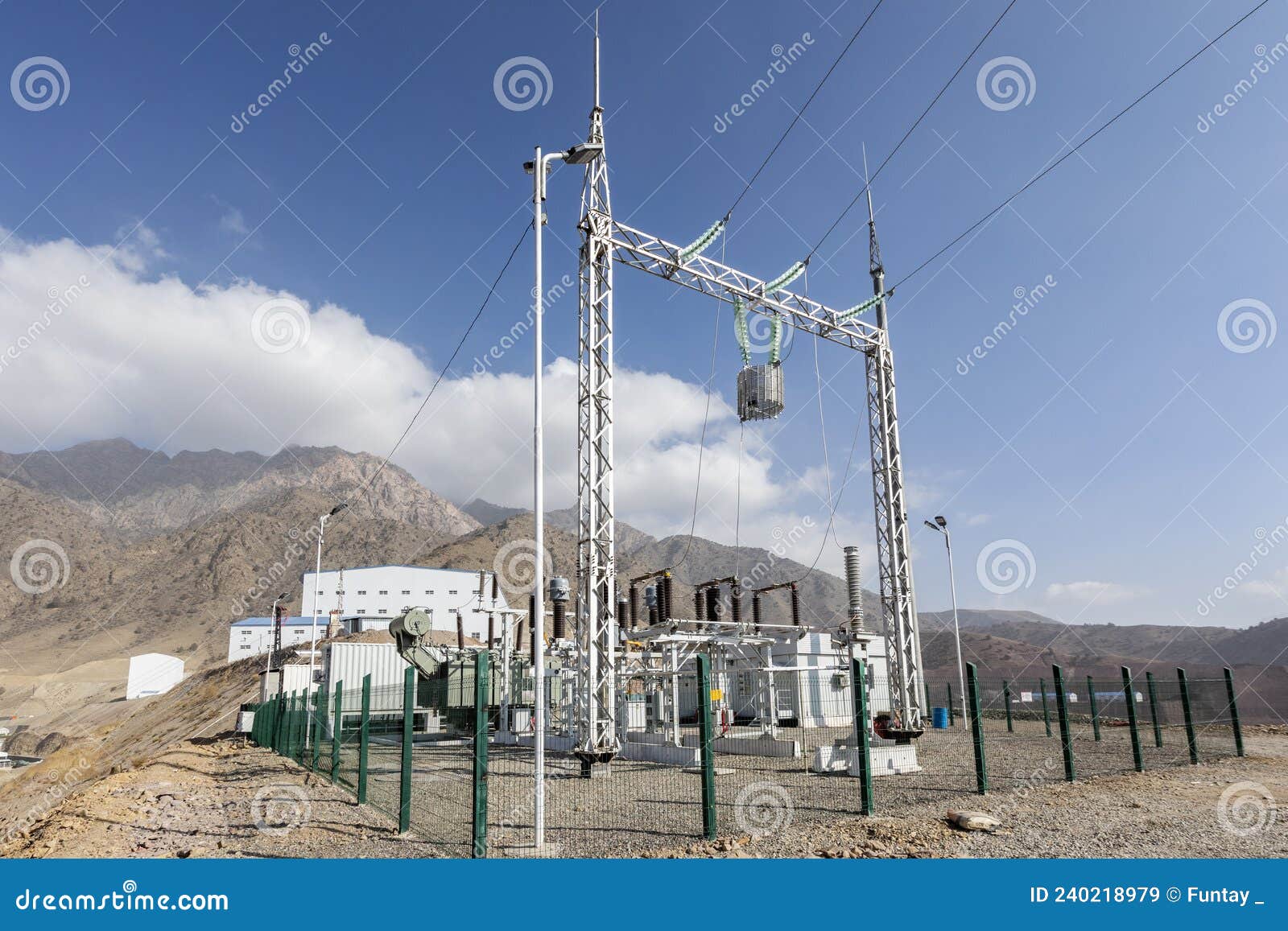 Transformers And Voltage Substation Stock Photo | CartoonDealer.com ...