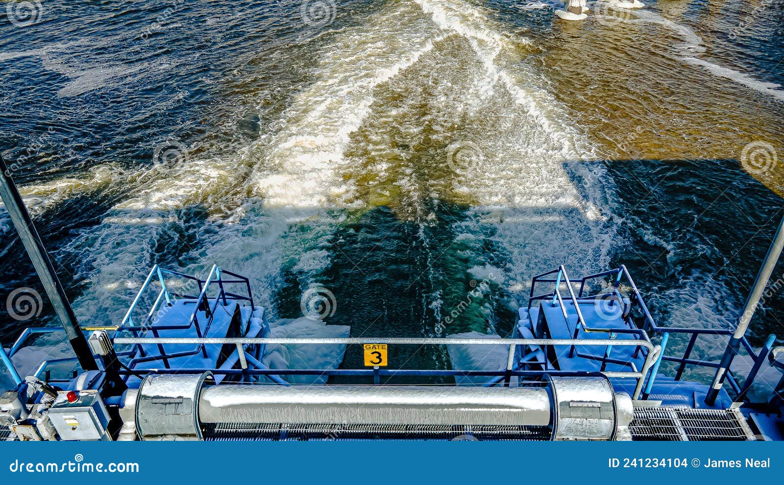 View from the Elevated Walkway of the Open Dam Stock Photo - Image of ...