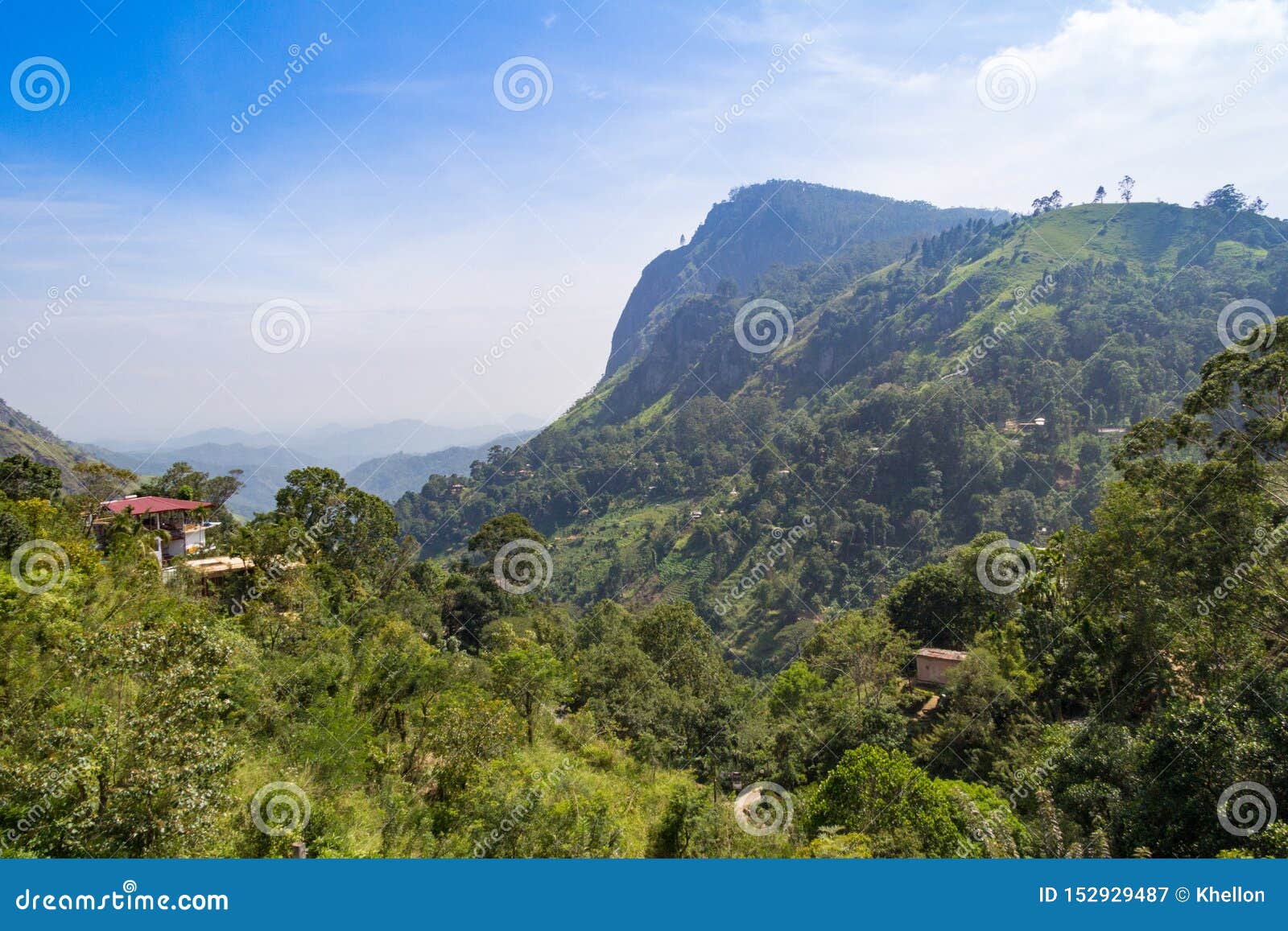 View of Ella Gap, Sri Lanka Stock Image - Image of asia, hill: 152929487