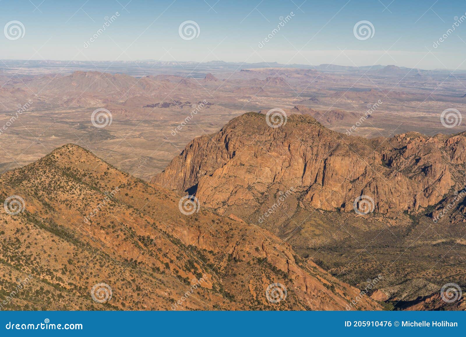 View Over Big Bend National Park from Emory Peak Stock Photo - Image of ...