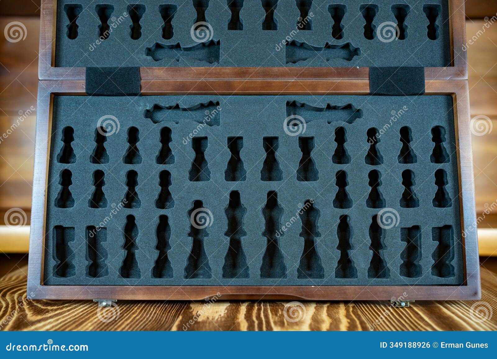 Empty Chess Board With Coordinates Isolated On White Royalty-Free Stock ...