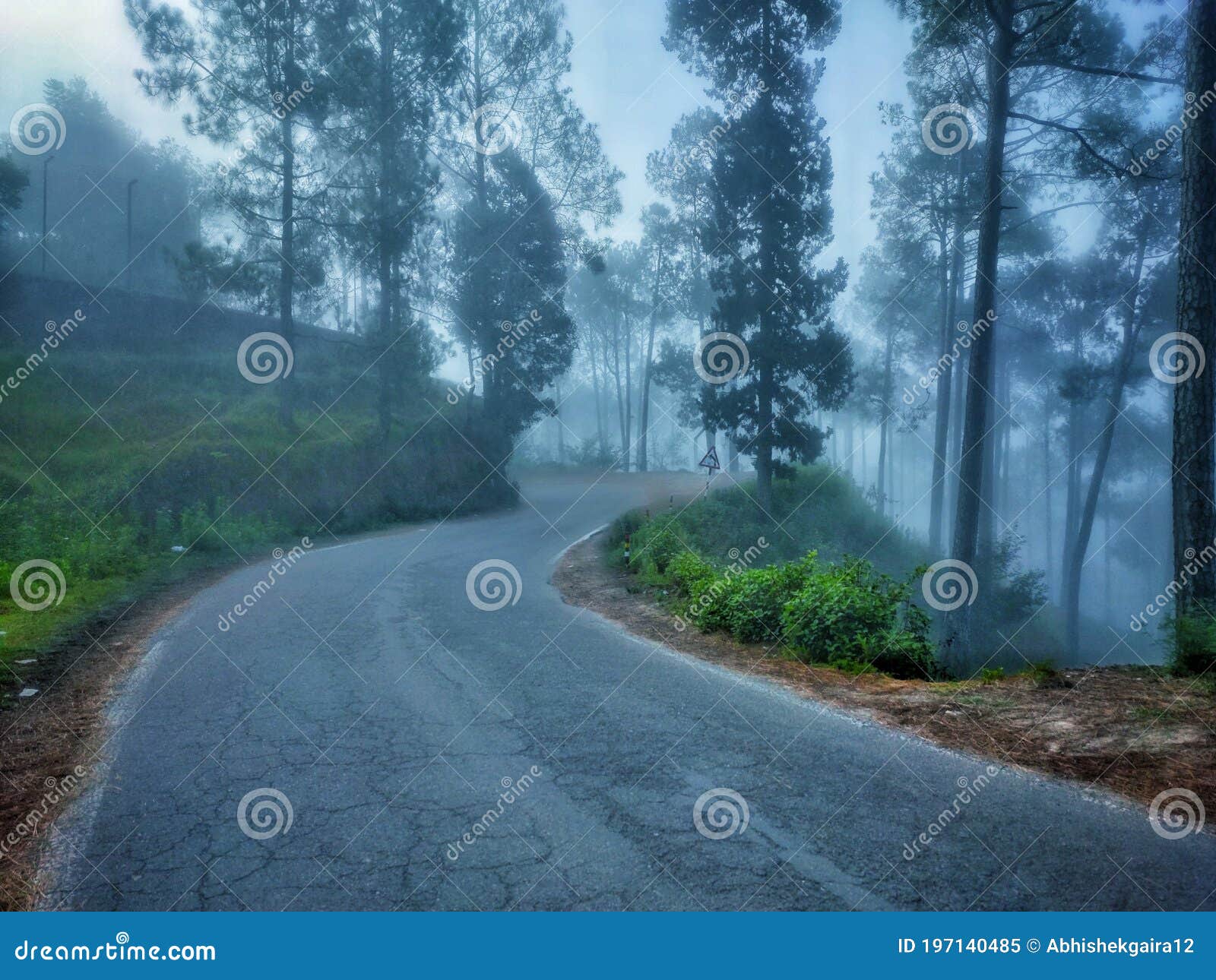 View of empty road stock image. Image of infrastructure - 197140485