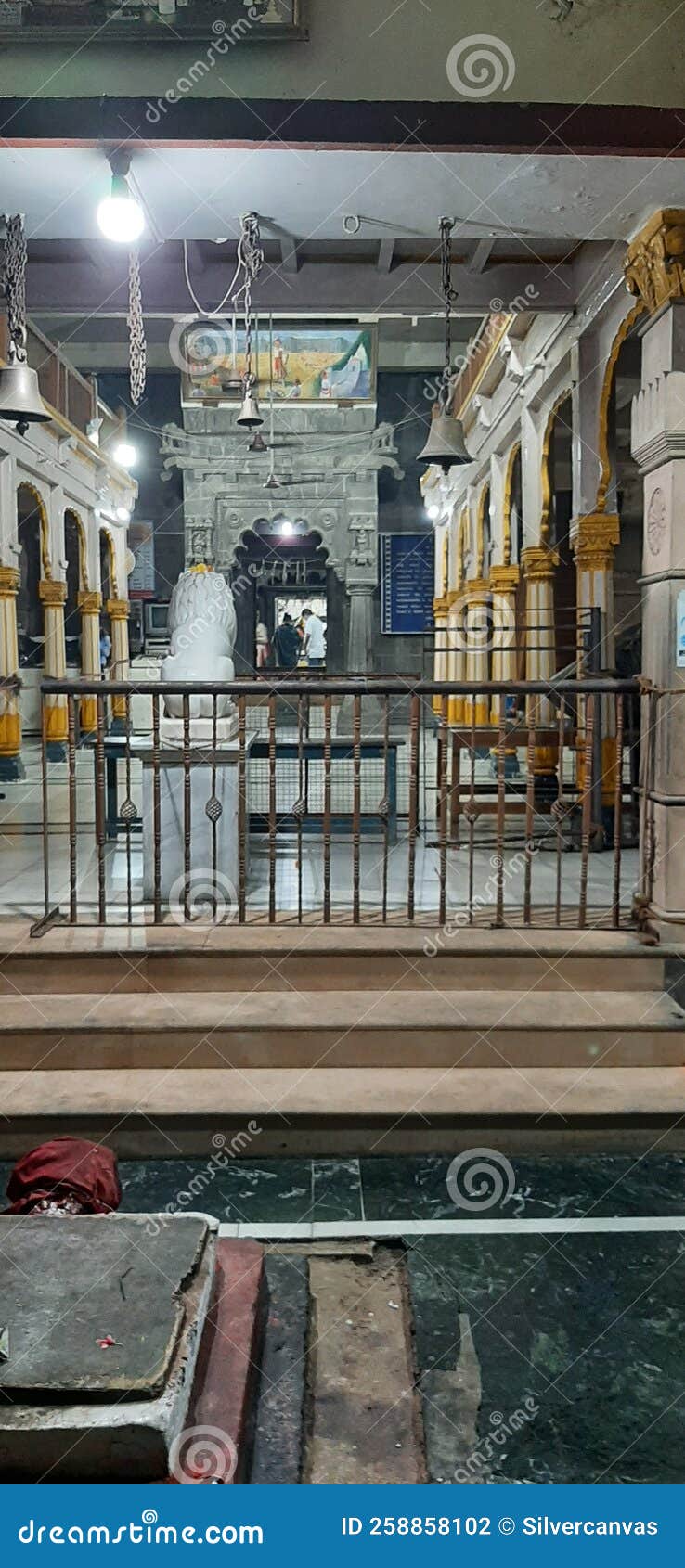 A View of Empty Temple in India Stock Photo - Image of temple, religion ...