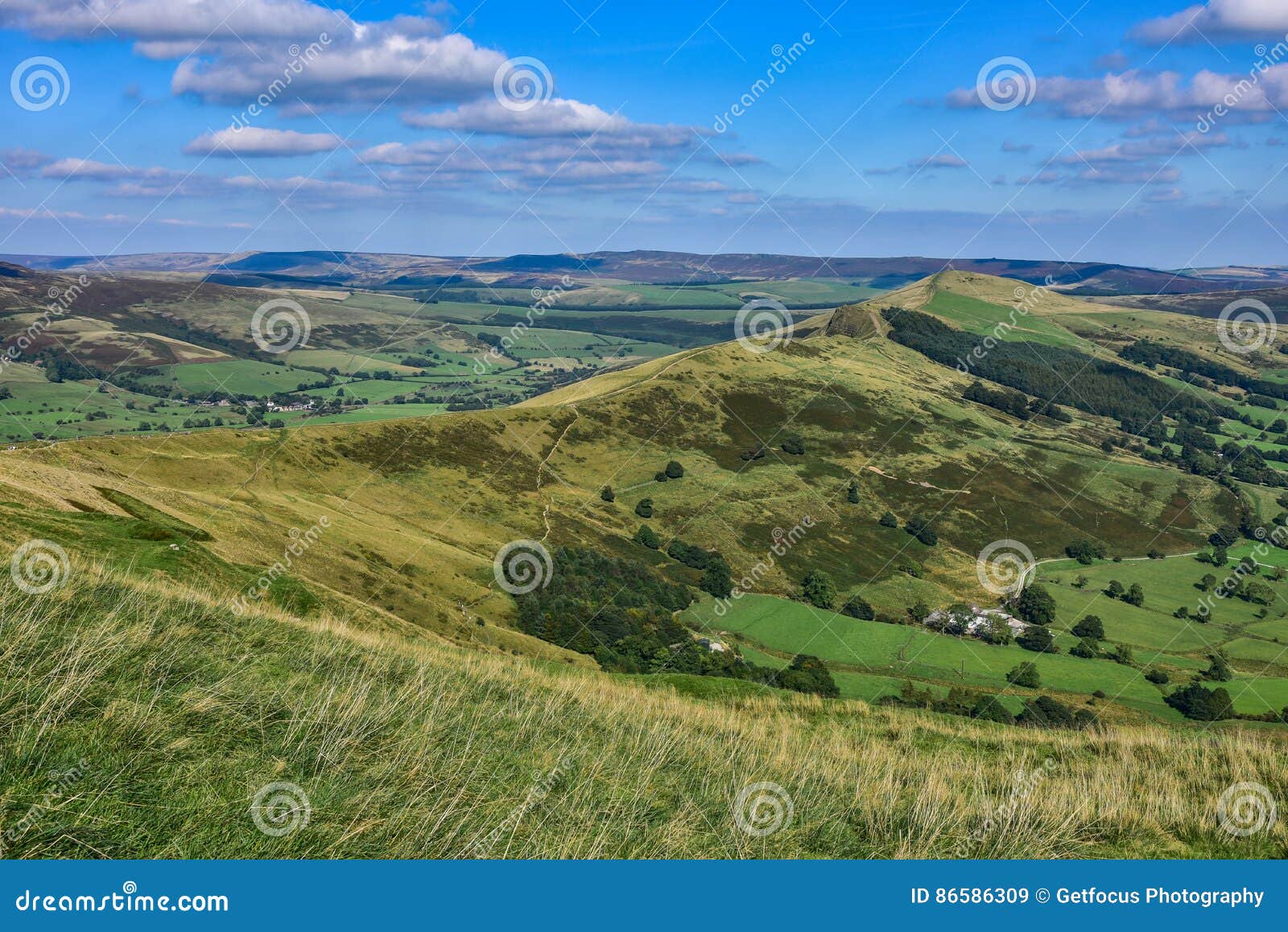 View of English Countryside Stock Image - Image of natural, national ...